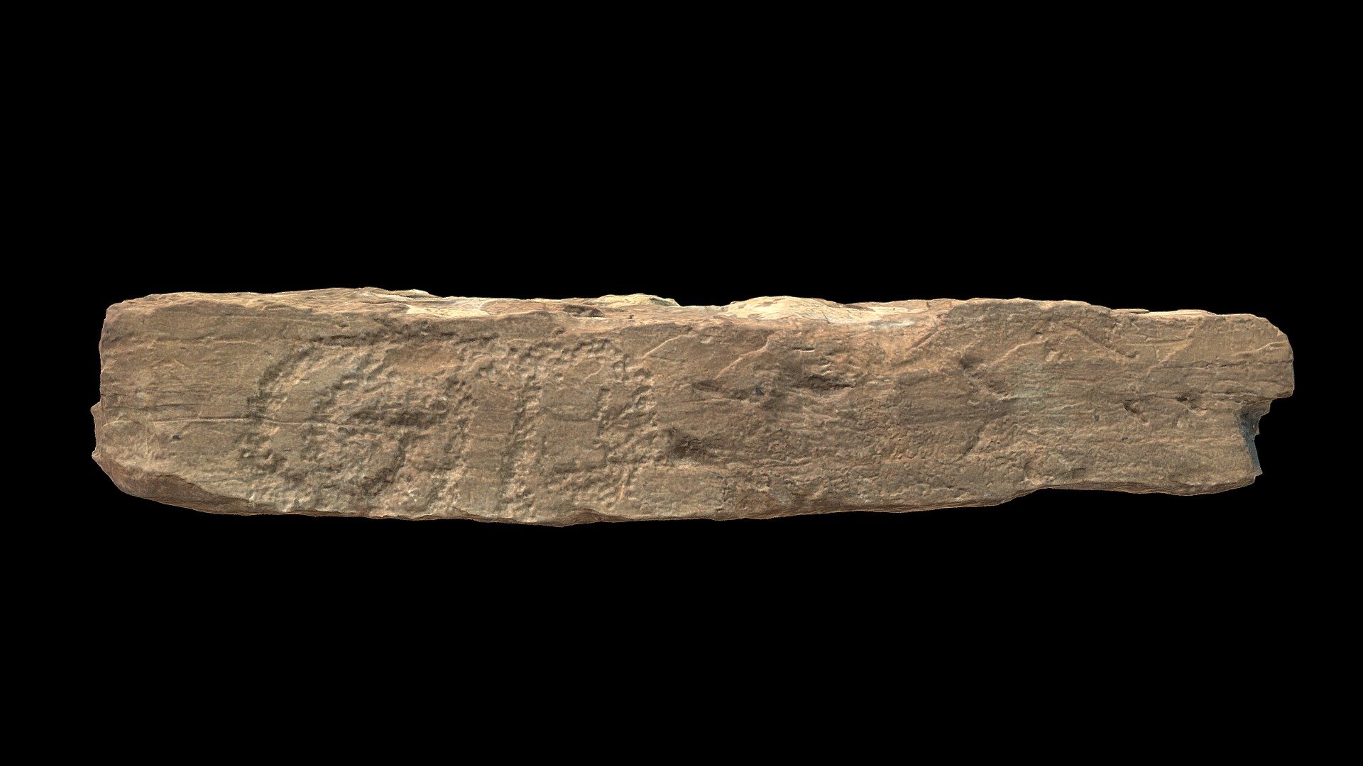 Decorated lintel, Pierowall Tomb, Westray - 3D model by UHI Archaeology ...