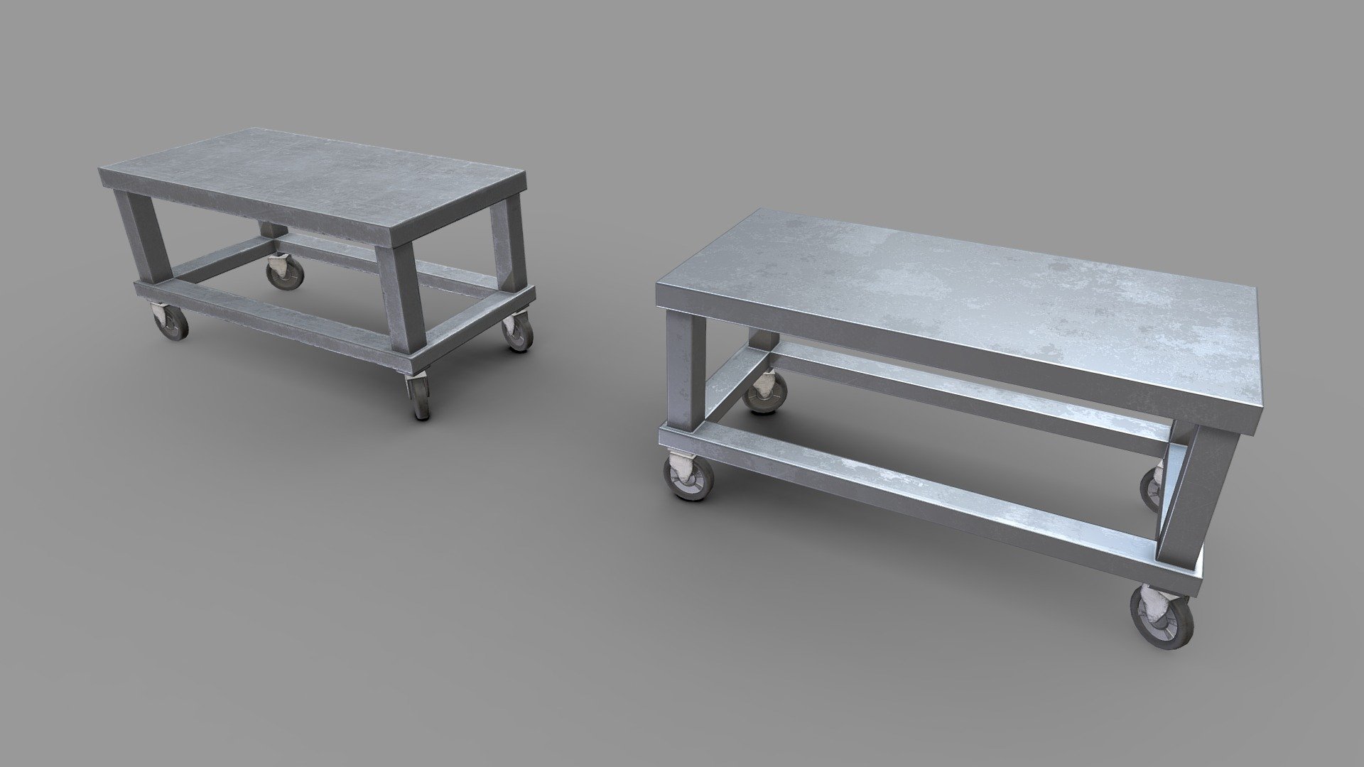 Tool trolleys - Download Free 3D model by Sousinho [1365394] - Sketchfab