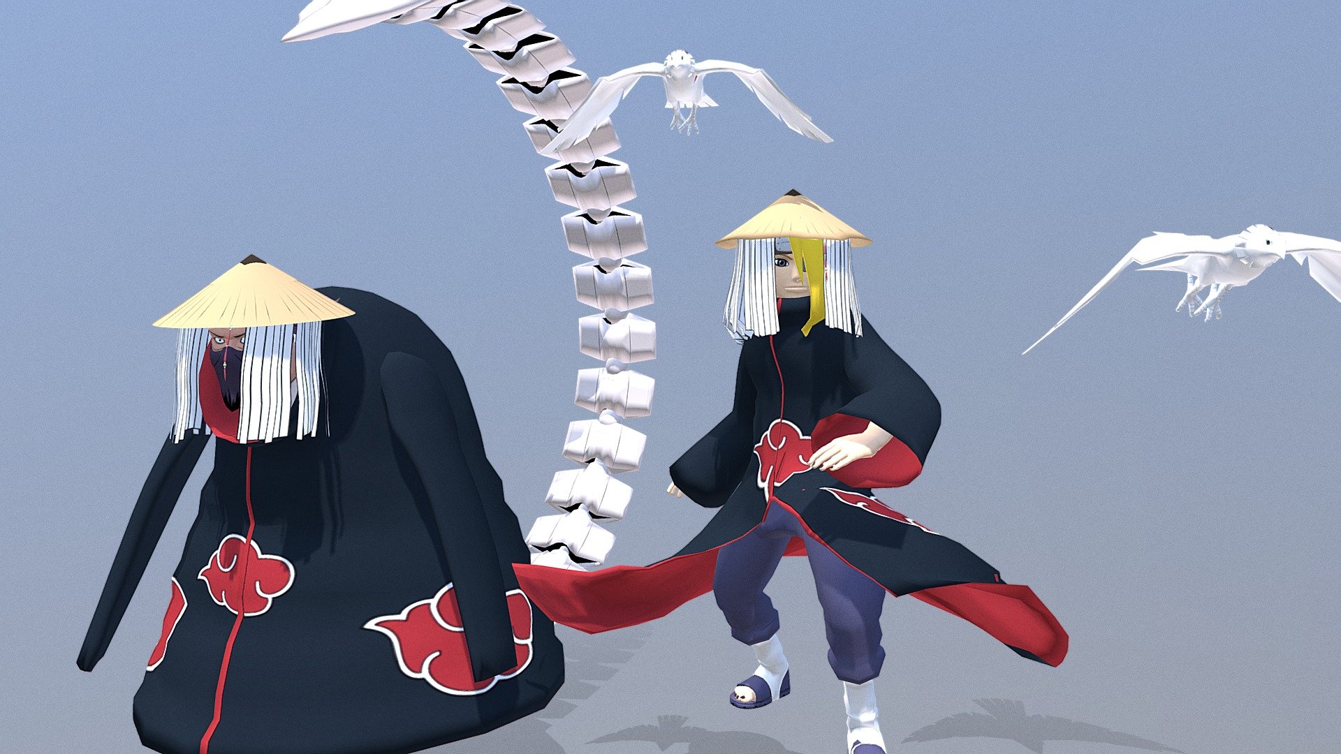 SASORI & DEIDARA akatsuki Pbr Fbx - 3D model by NSA DARPA SQL Injection ...