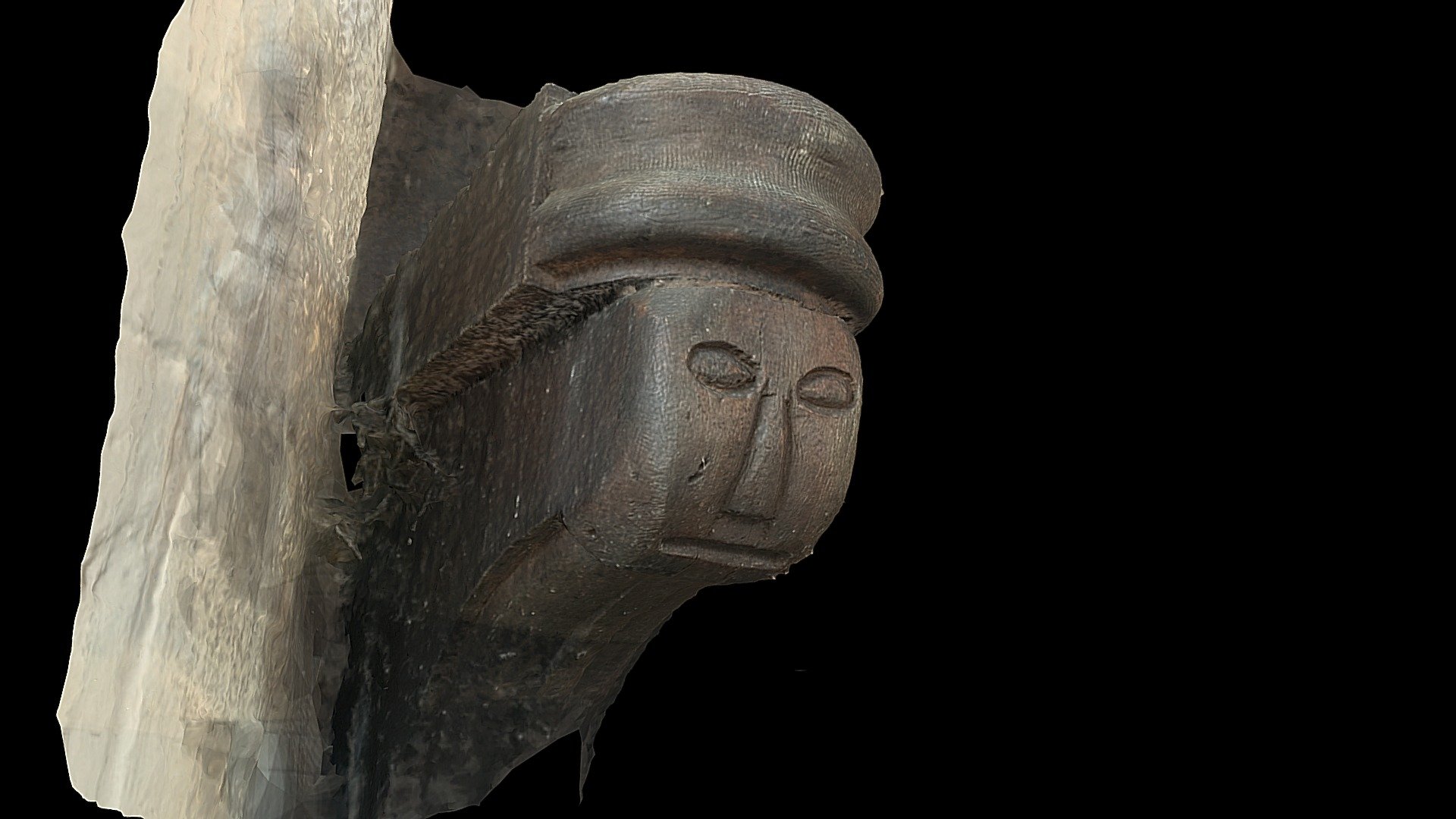 Carved wood bench end, Ulcombe Church - 3D model by Kent Archaeological ...