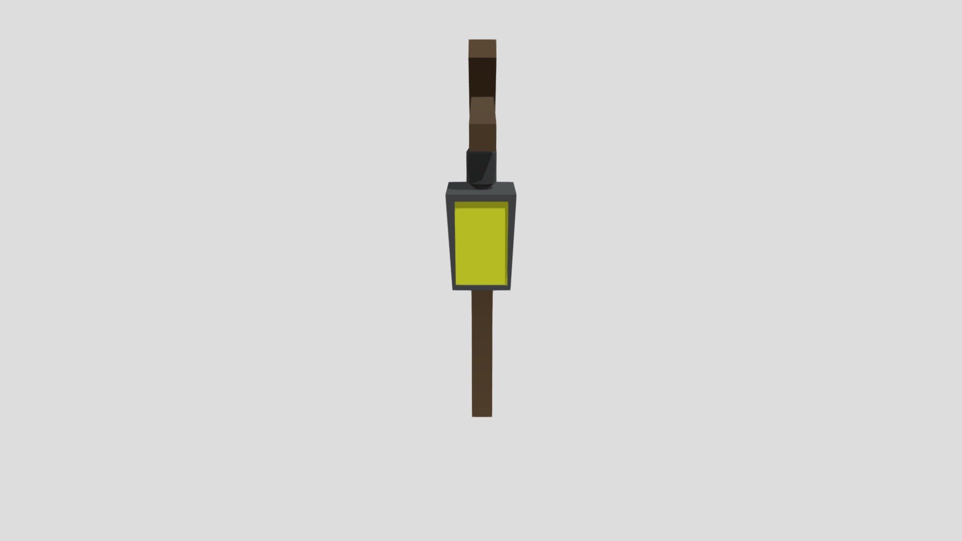 Low-Poly Street Lamp - 3D model by fx_d [13666d8] - Sketchfab
