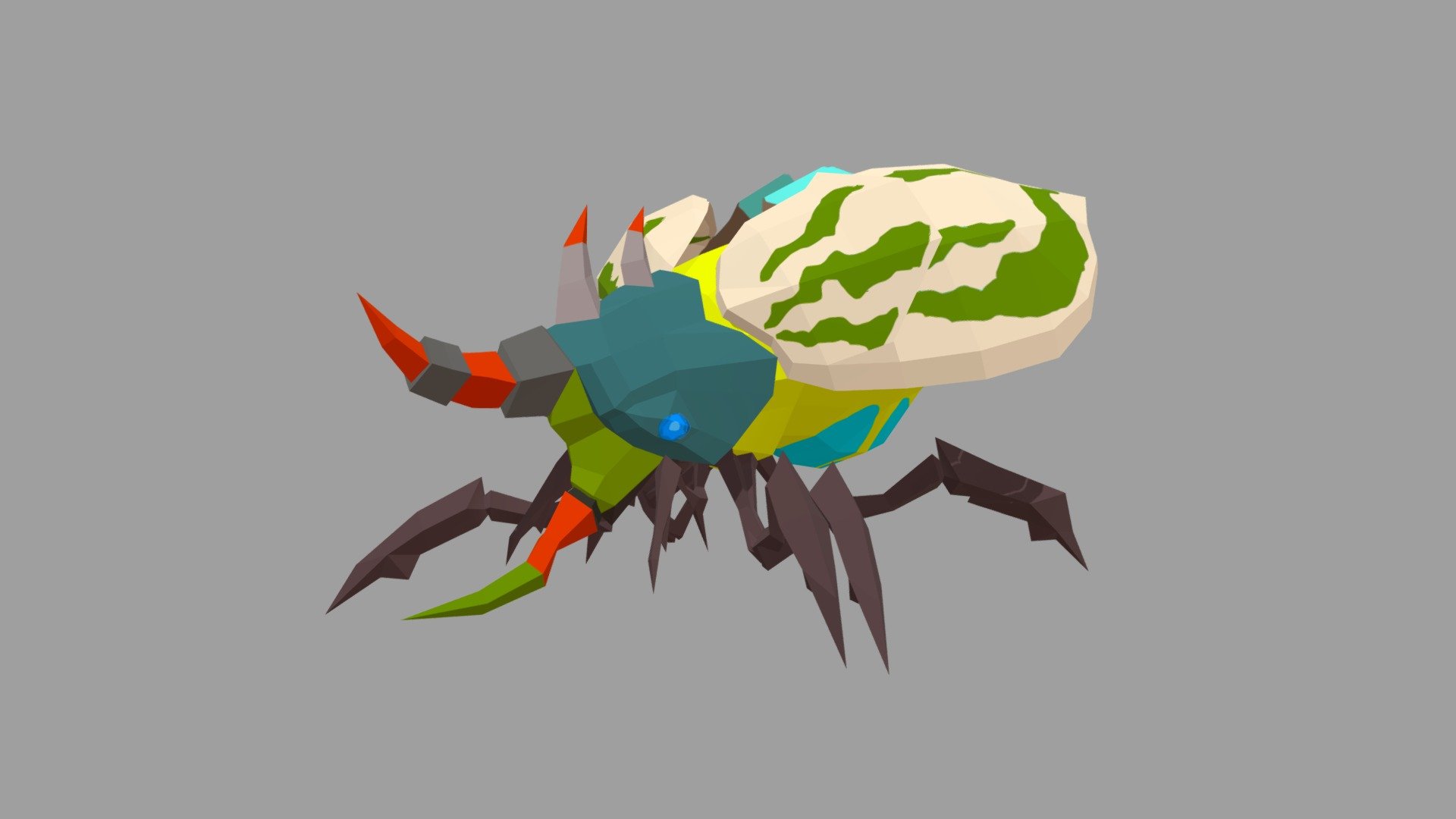 Beetle - 3D model by josluat91 [1367988] - Sketchfab