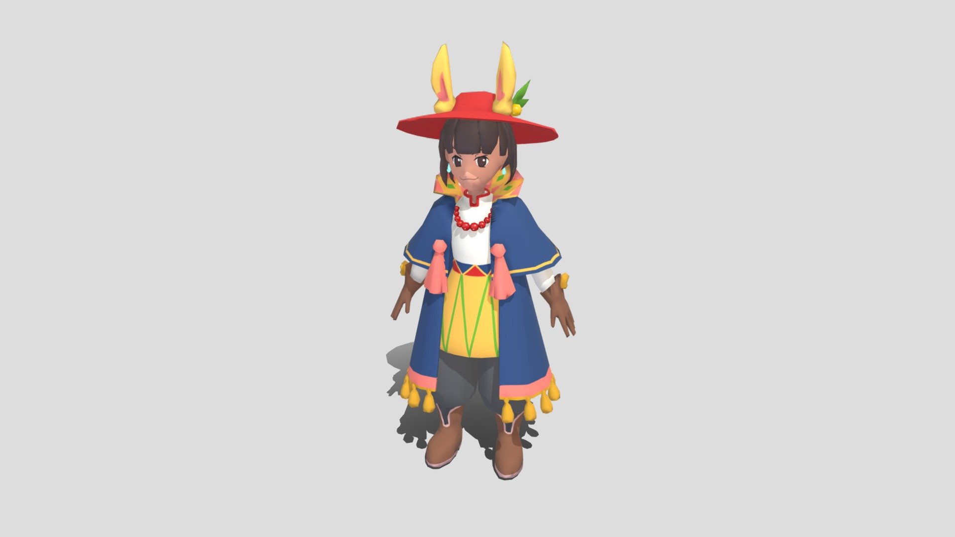 Ni No Kuni Chio Reduced Model - 3D model by KiwiWii [1367d6b] - Sketchfab