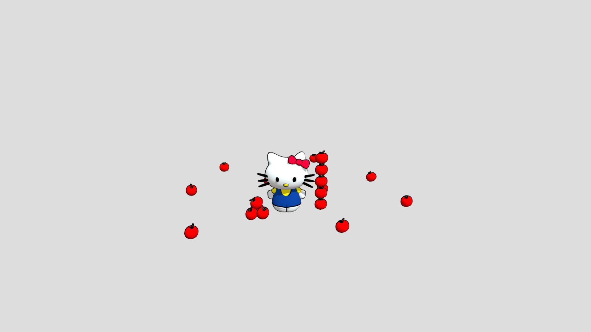 Hello Kitty is just 5 apples tall! - 3D model by keja_valk [1367ee3 ...