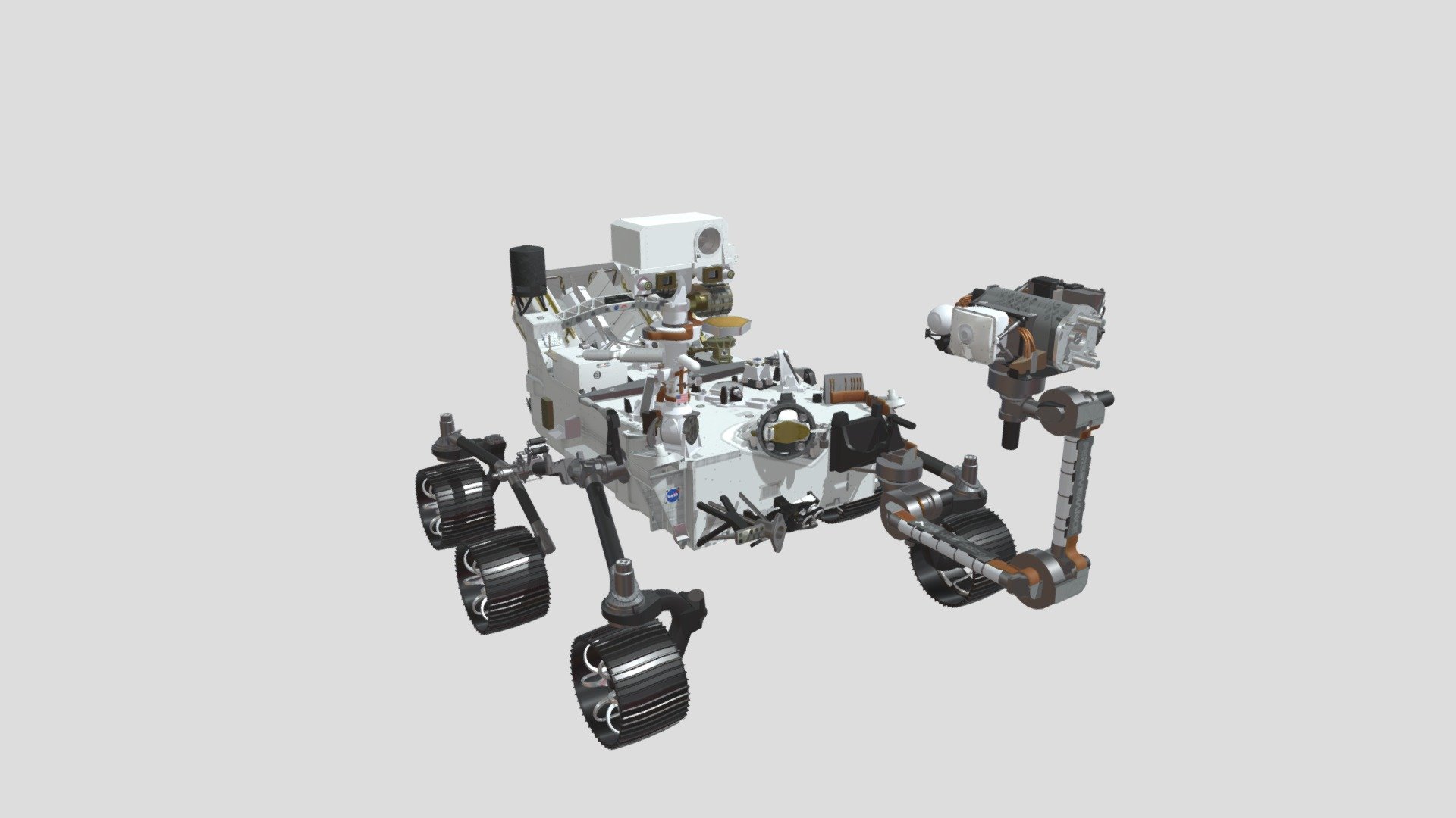 2021 Perseverance rover - 3D model by Jeremy Montero (@montejer000 ...