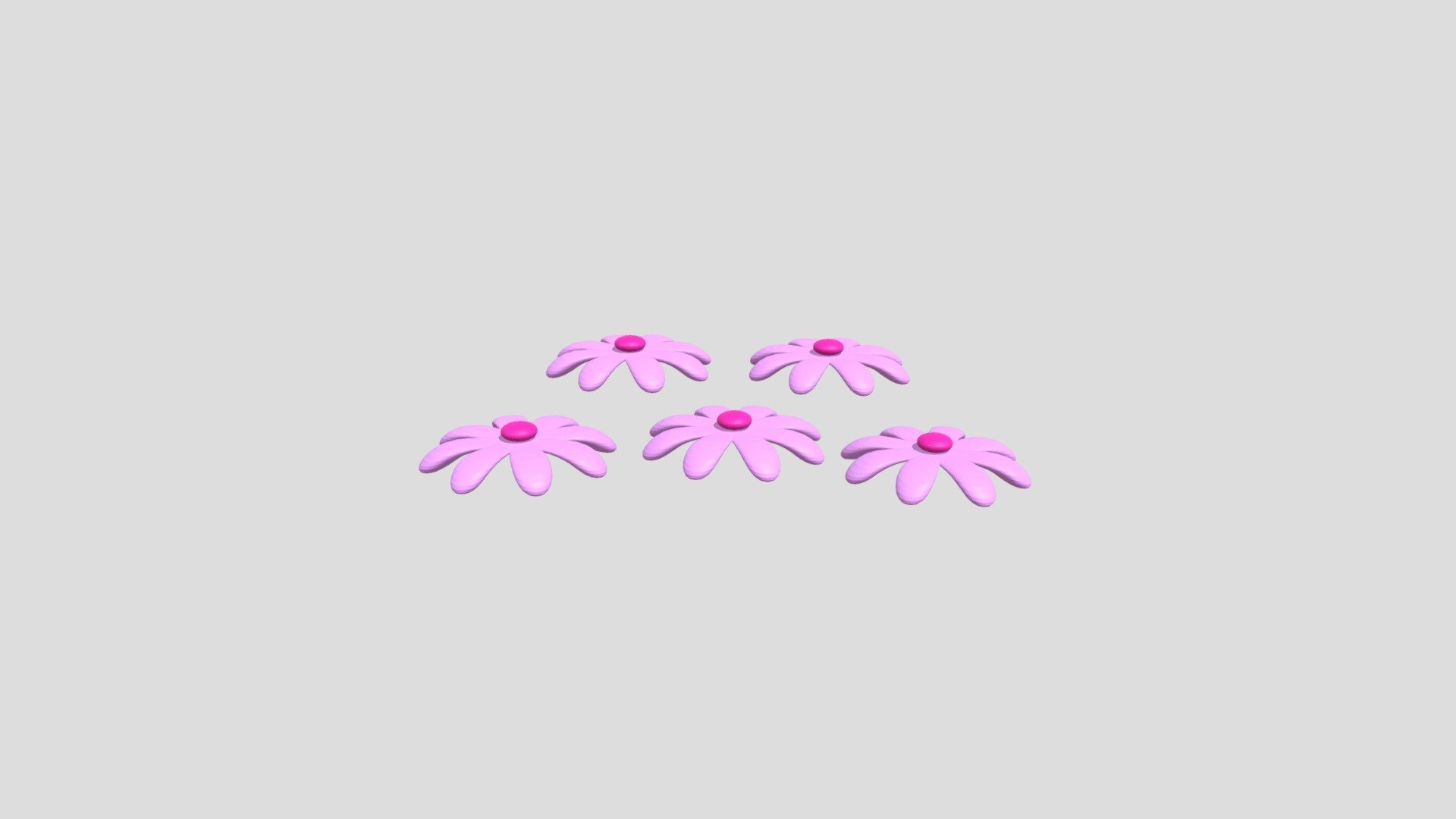 Pink Flower1 - Download Free 3D model by sammiedodger (@sammidodger ...