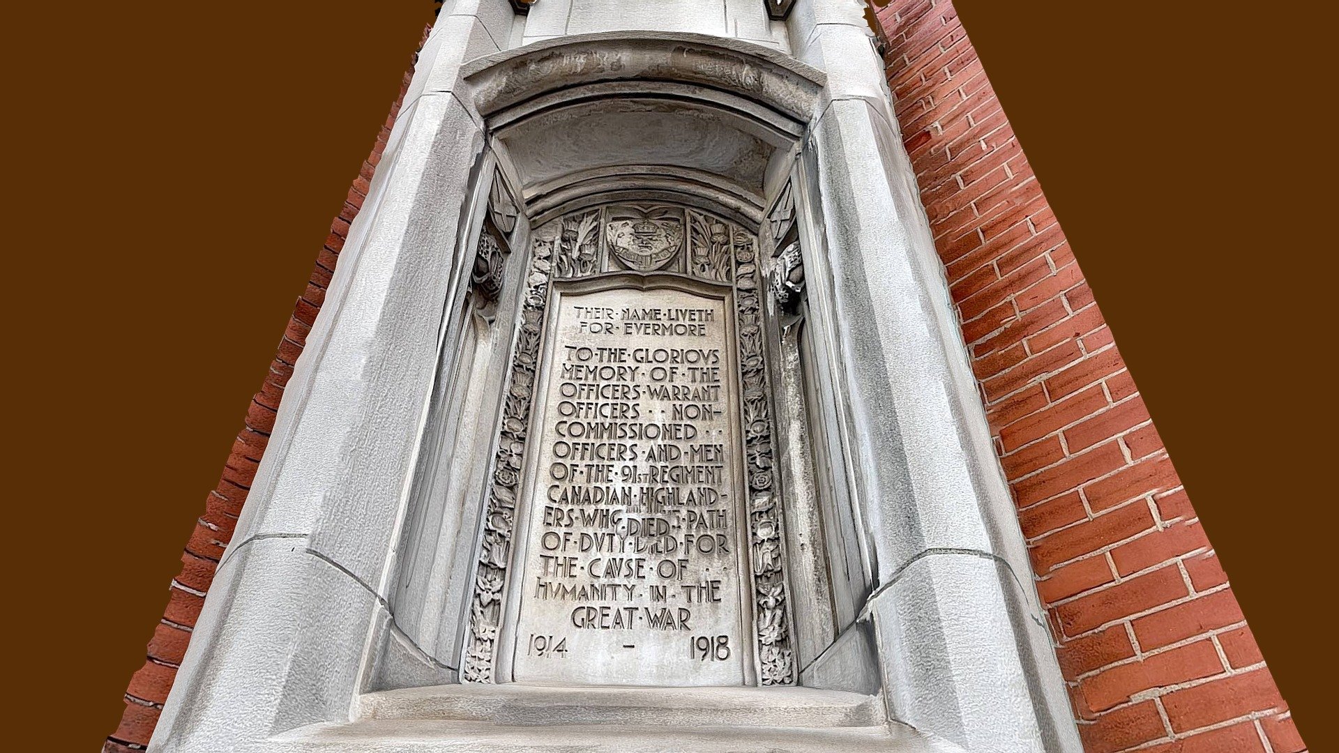 Great War Memorial - John Weir Foote Armoury - Download Free 3D model ...