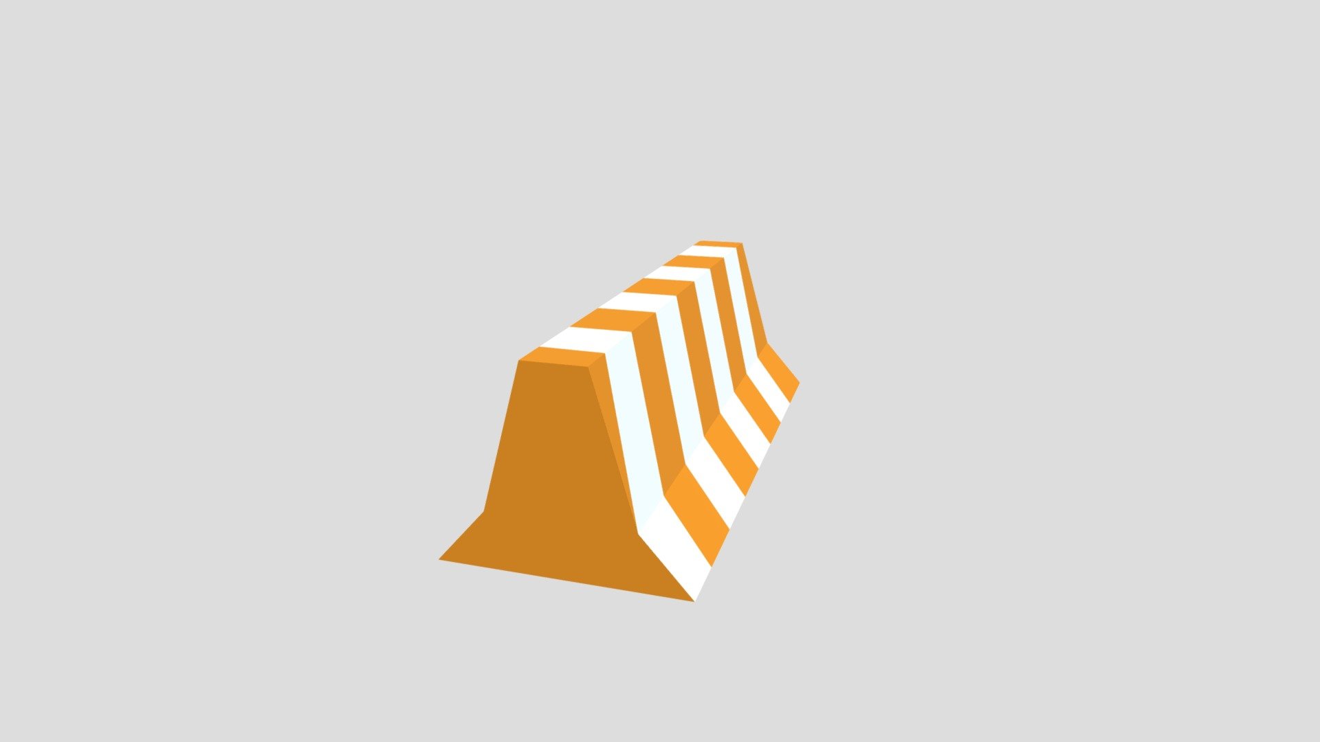 Traffic Barrier - 3D model by JacobTheDude [136f92c] - Sketchfab