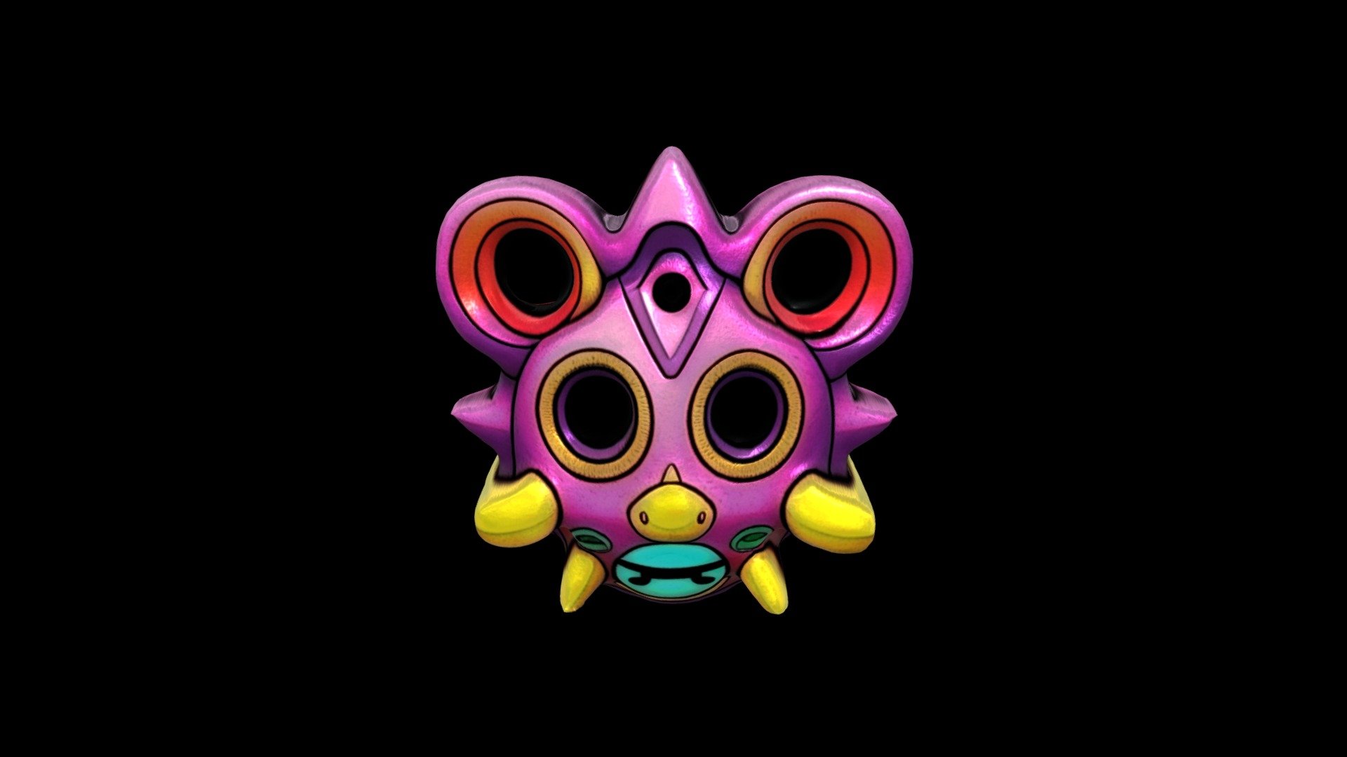 Happy Mask 479 - Download Free 3D model by klrxyz [13708bd] - Sketchfab