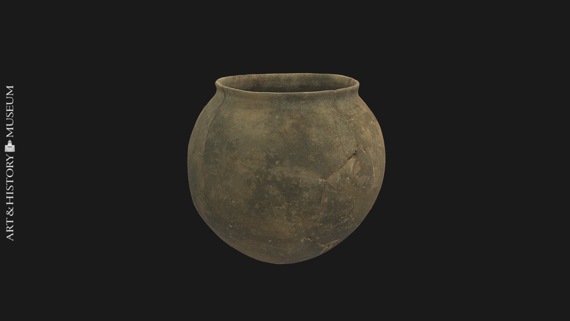 Egg-shaped pot with small opening & flaring rim - Download Free 3D ...