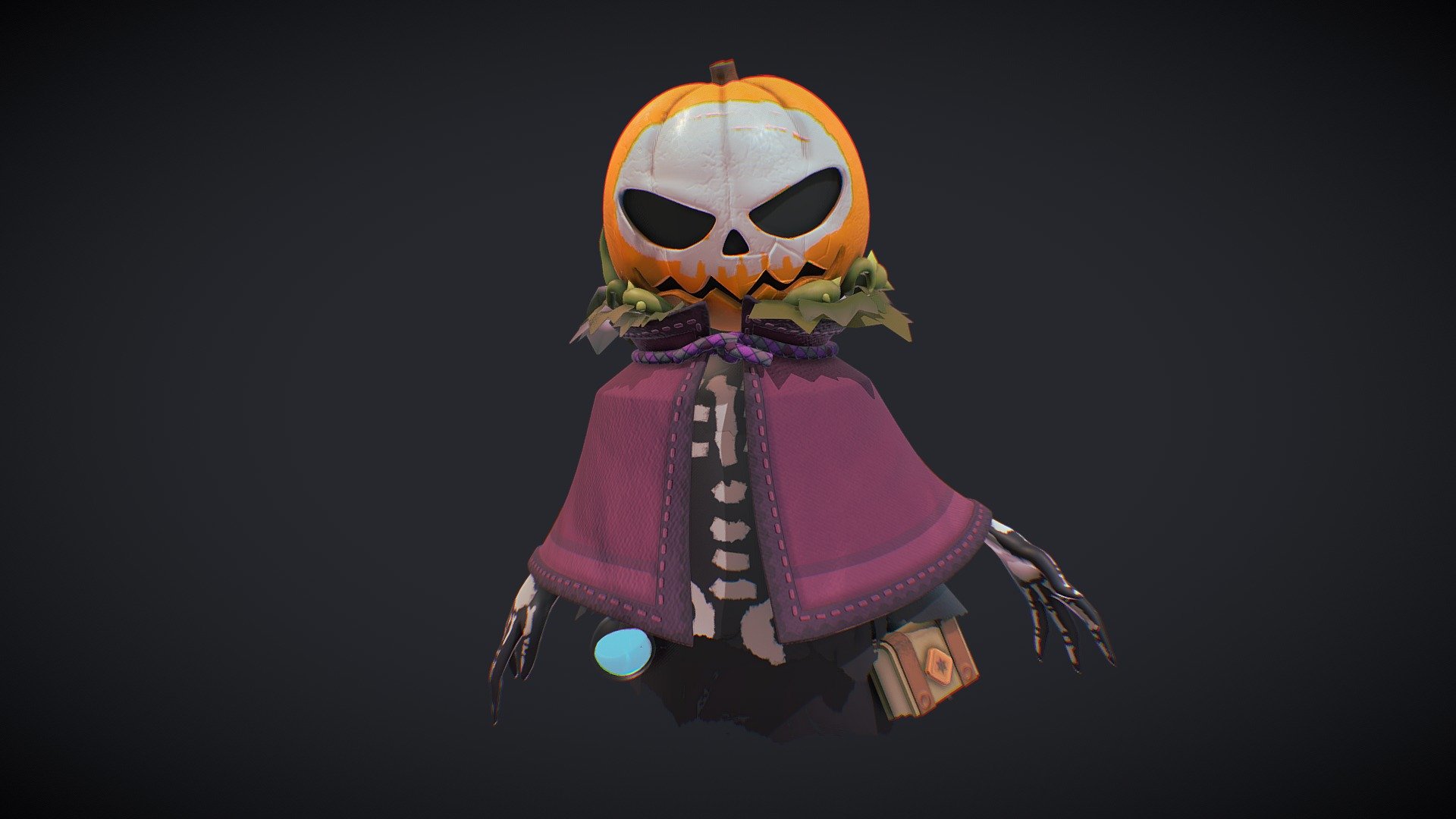 Halloween Pumpkin 🎃 - Buy Royalty Free 3D model by Sebastian.BA ...