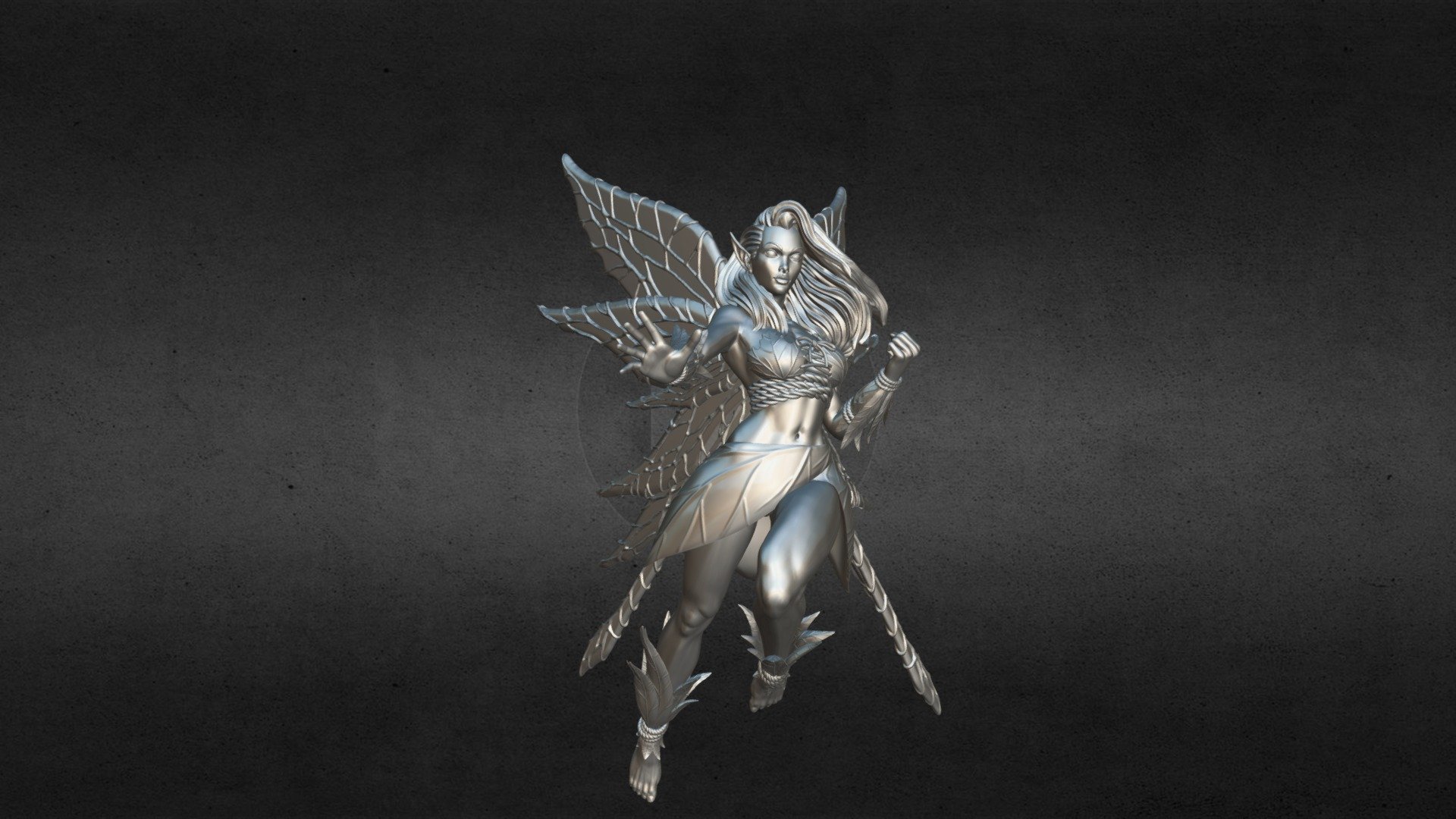 Sword & Sorcery - Pixie Lawful Familiar - 3D model by Ares Games ...