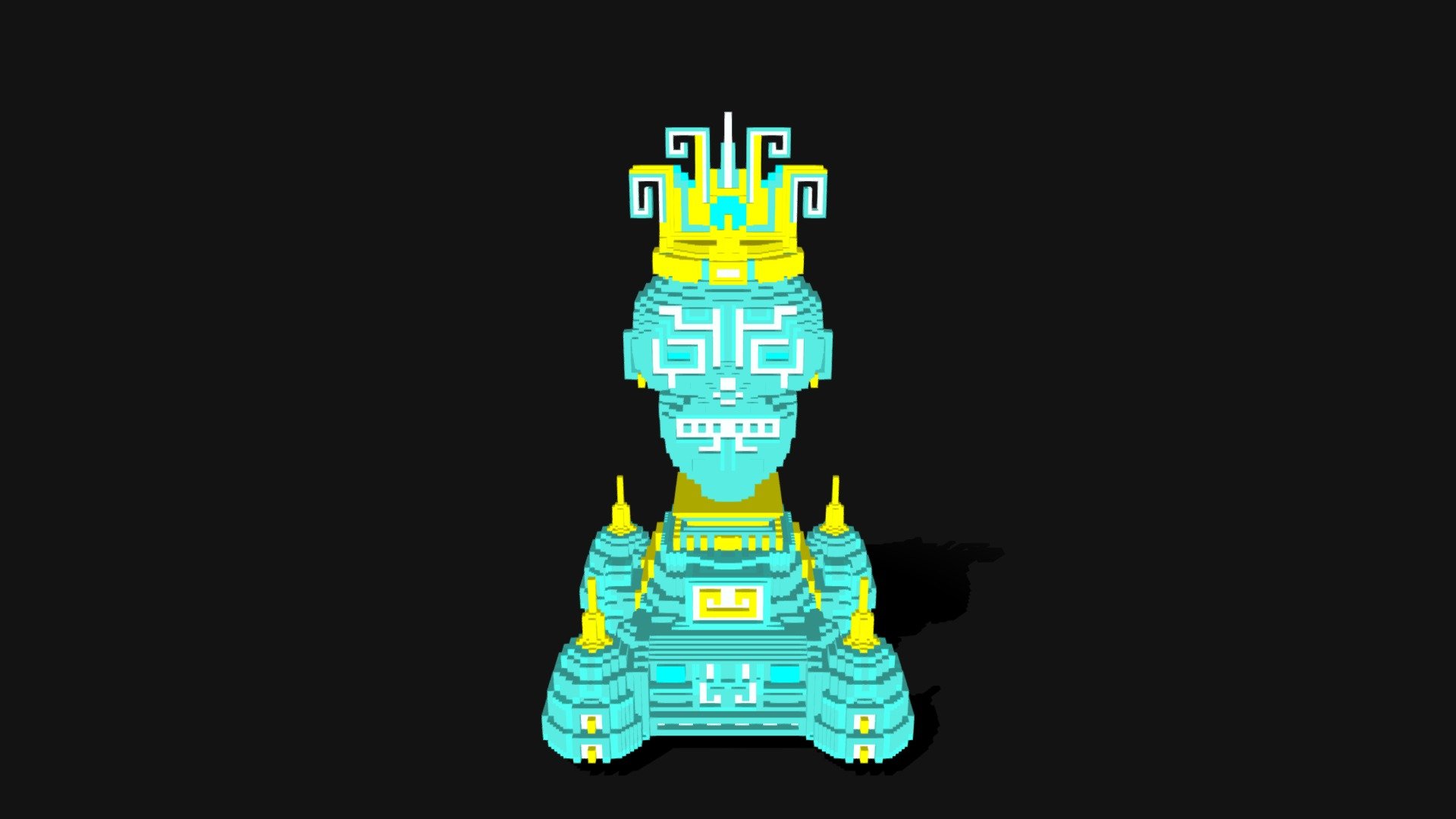 MAYA STATUE - 3D model by VoxAM Creations (@voxam) [137294a] - Sketchfab
