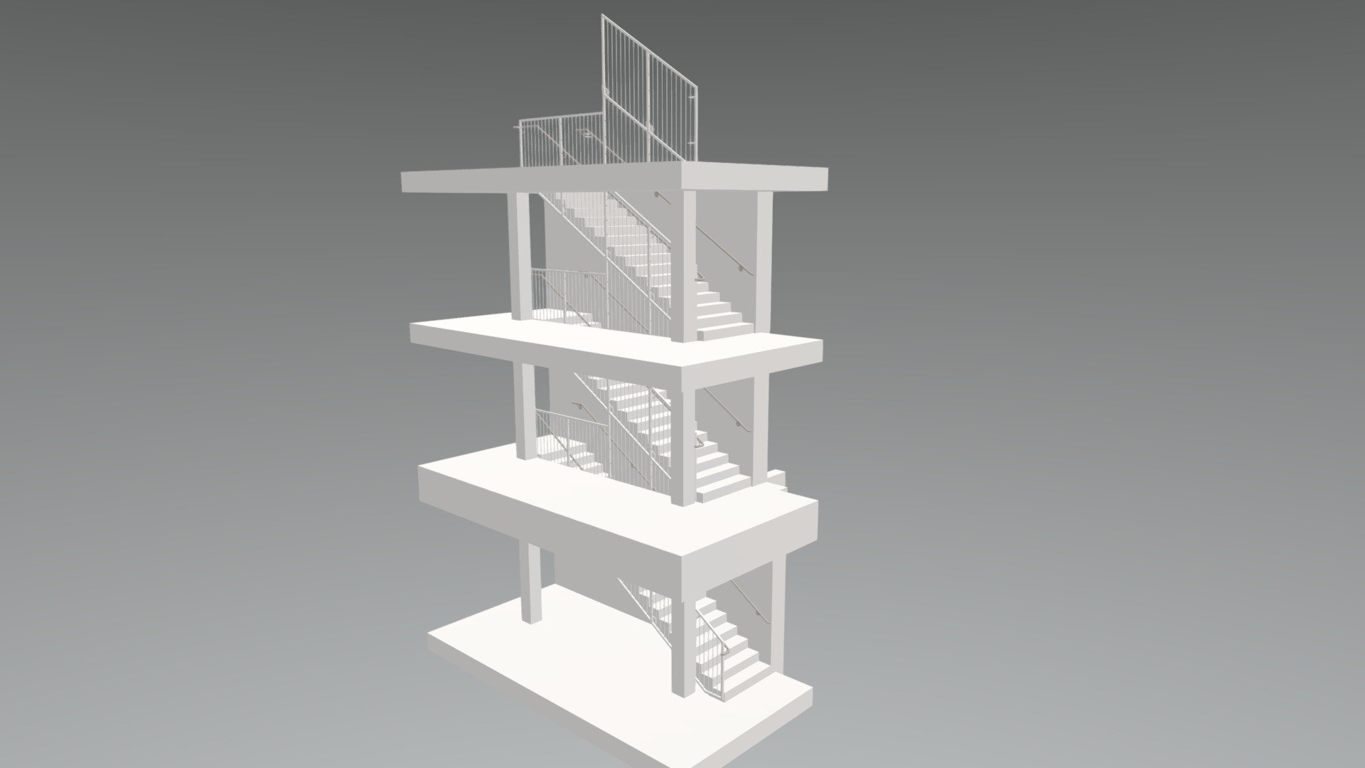 2016/1107 Stiege NORD (1) - 3D model by Rabacsa Metalltechnik (@rabacsa ...