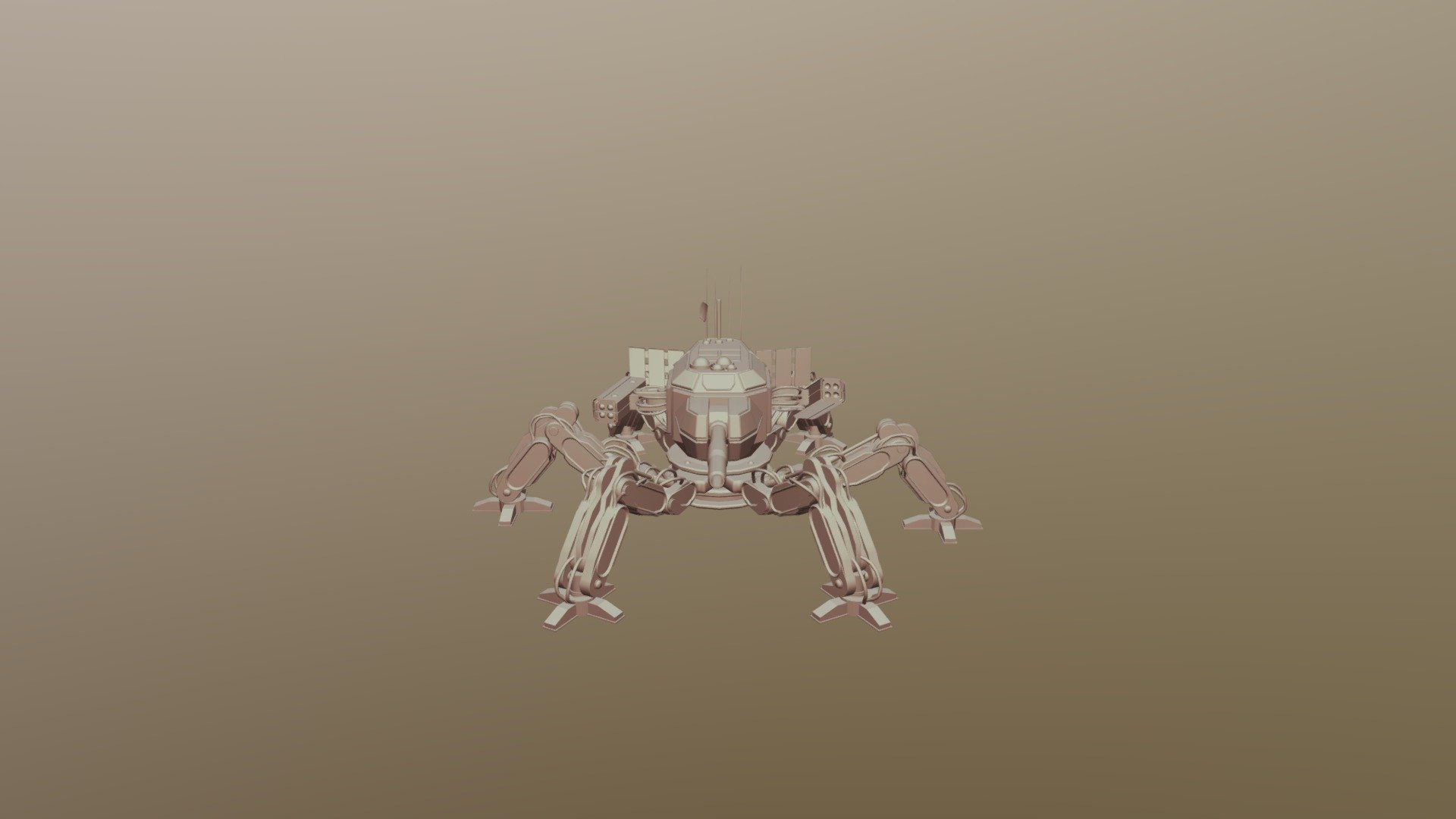 Spider Mech - W.I.P - 3D model by abajr [1373786] - Sketchfab