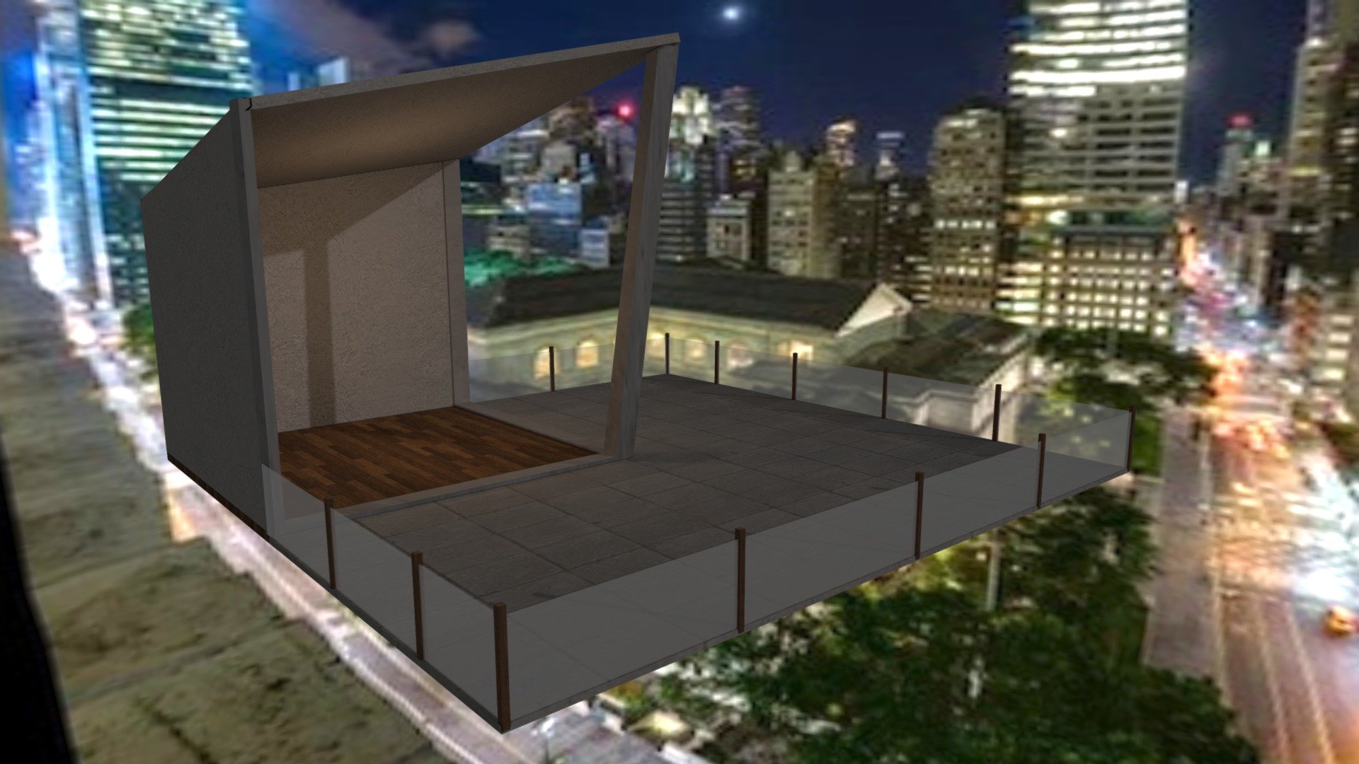 Large Terrace To Display Art - 3D model by NYU_CFA_iTLAB [13746ee ...