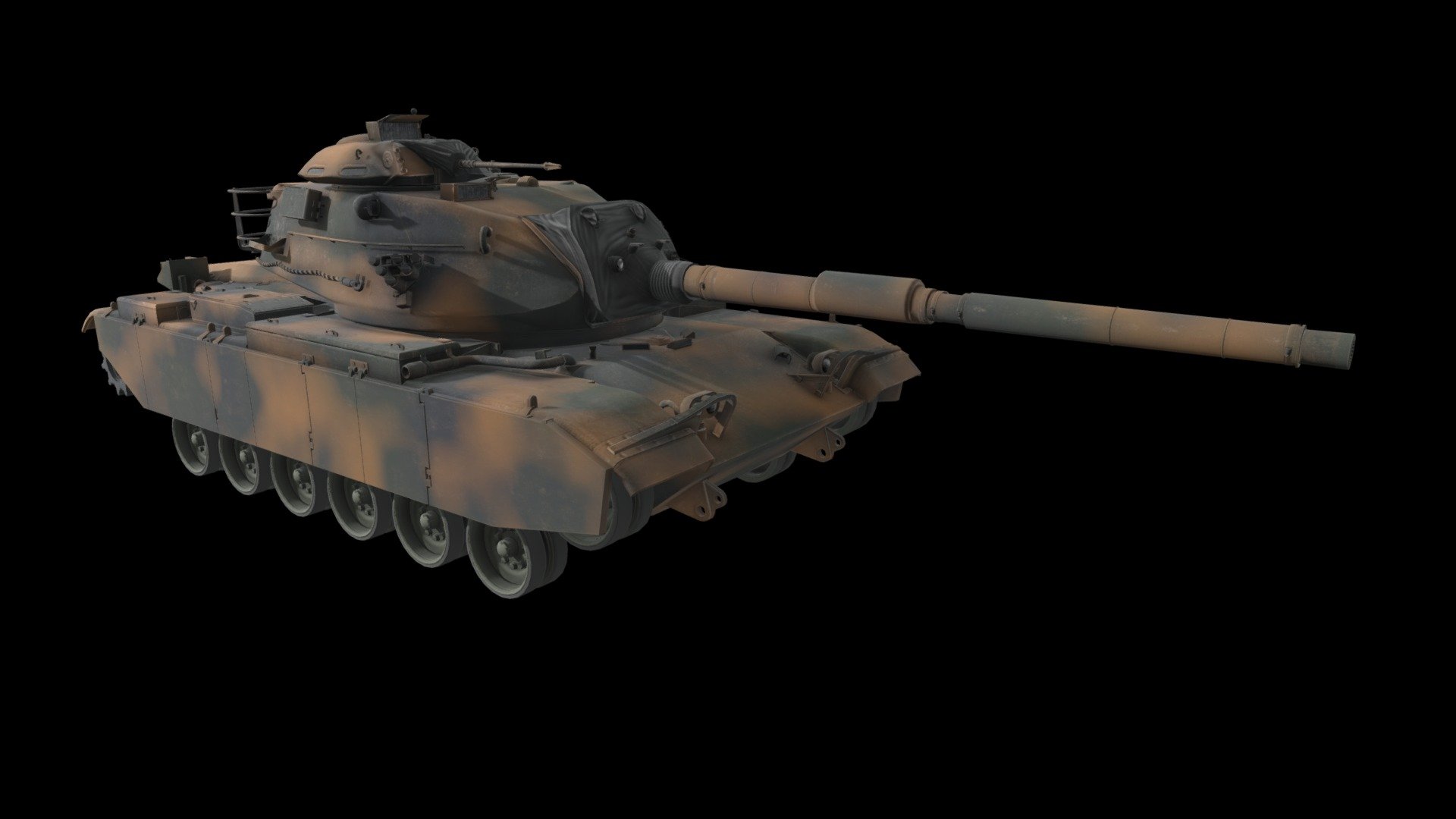 M60A3 Turkish Armored Force - 3D model by nobatgeldi (@unpredictable ...