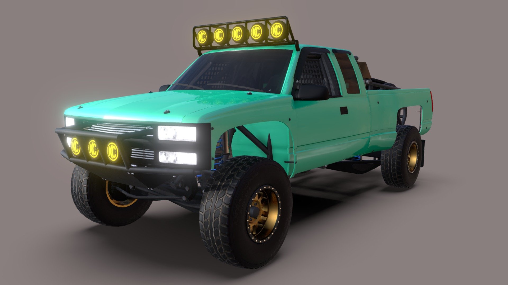 Chevrolet K3500 Prerunner - 3D model by marblebarble [1374da8] - Sketchfab