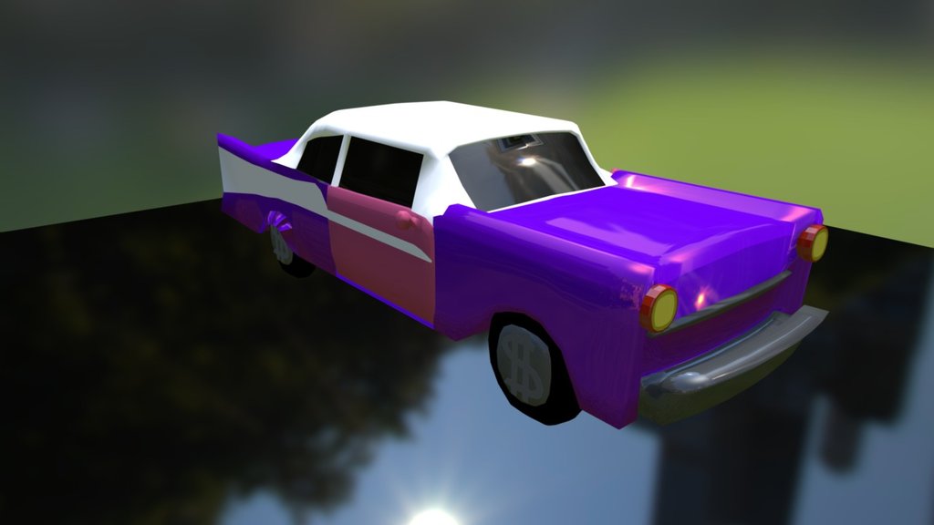 Pimp classic Chevy - Low Poly - 3D model by ReikaBlueberry [1375175 ...