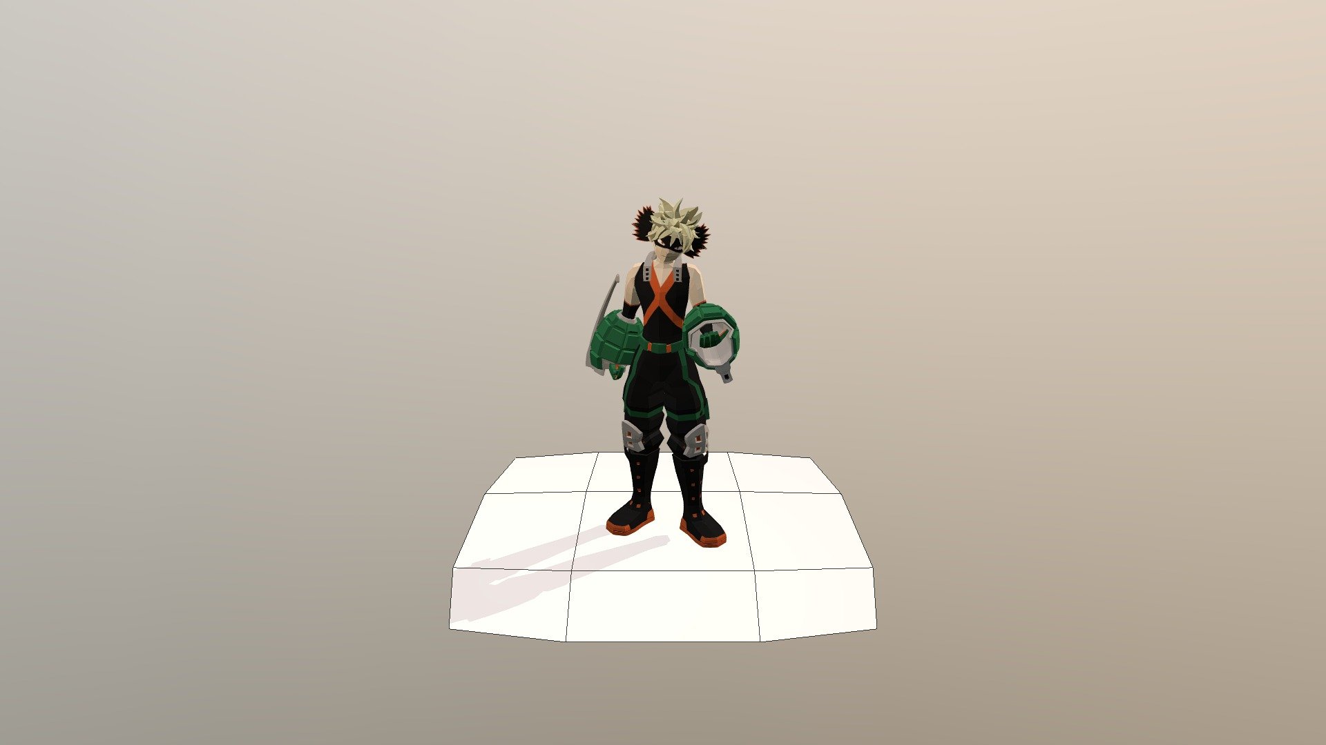 Katsuki Bakugo - Boku no Hero Academia - 3D model by yagomf [137764a ...