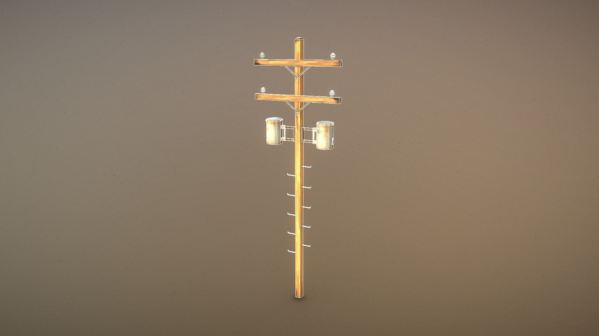 Telephone Pole - 3D model by Jordan Neff (@joodoo) [1377bb1] - Sketchfab
