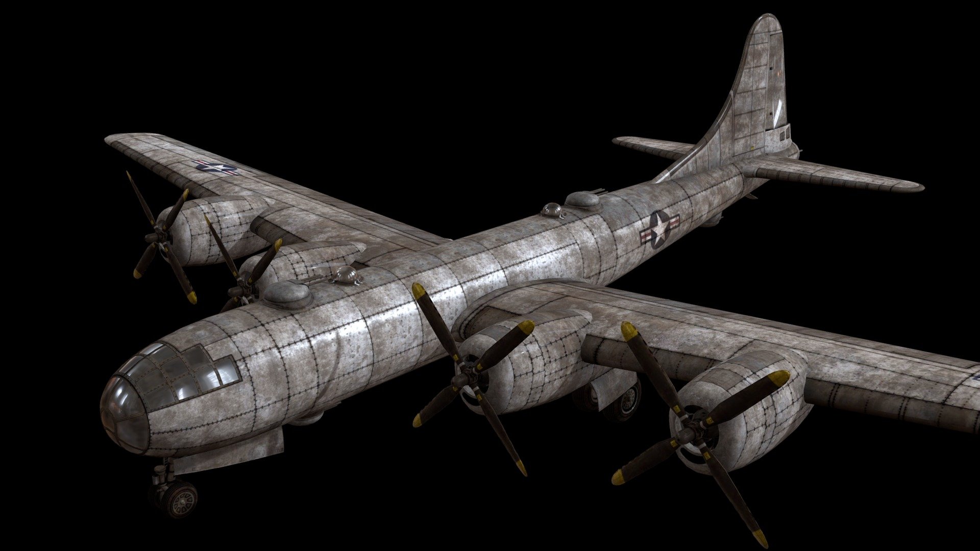 Boeing B-29 Superfortress AAA Game-Ready - 3D model by Gökhan Emre Er ...