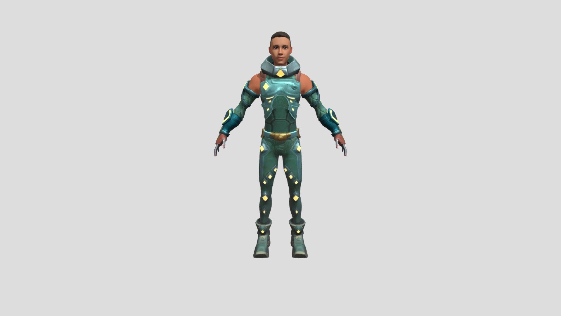 Space man - 3D model by prod-abxr [137b1a0] - Sketchfab