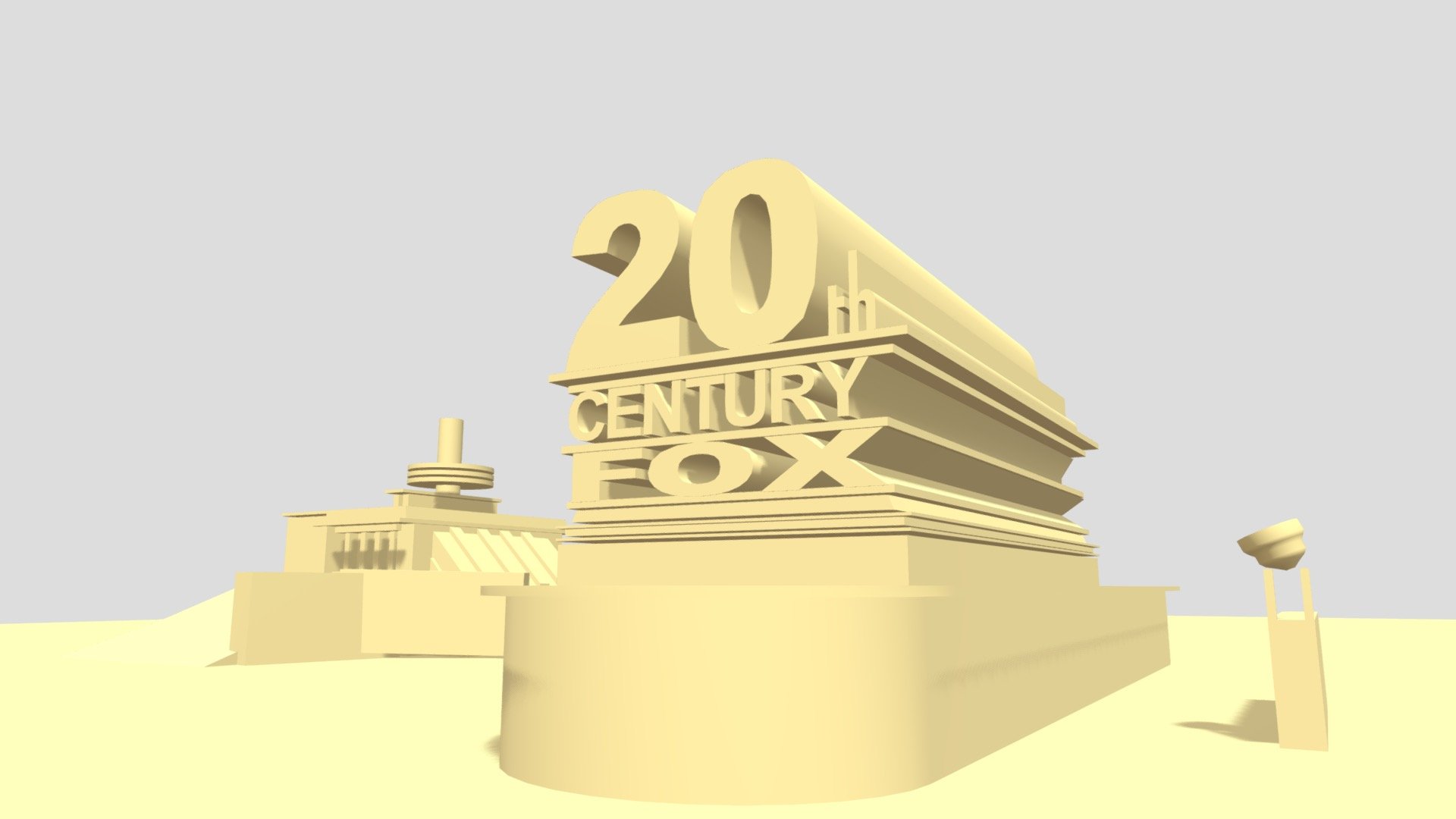 20th Century Fox Logo By MrPolloSaurio - Download Free 3D model by ...