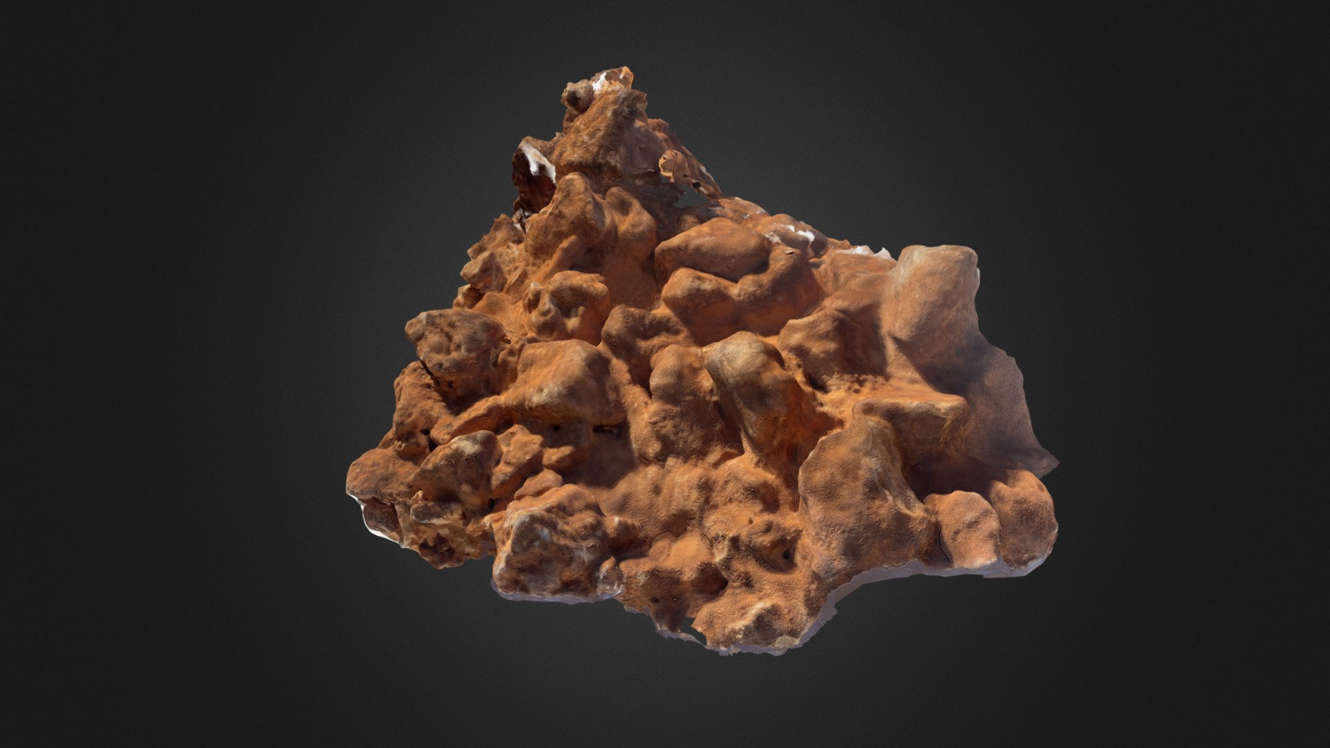 Trou du Gant - Conglomérat du fond - Arrière - 3D model by Daniel ...