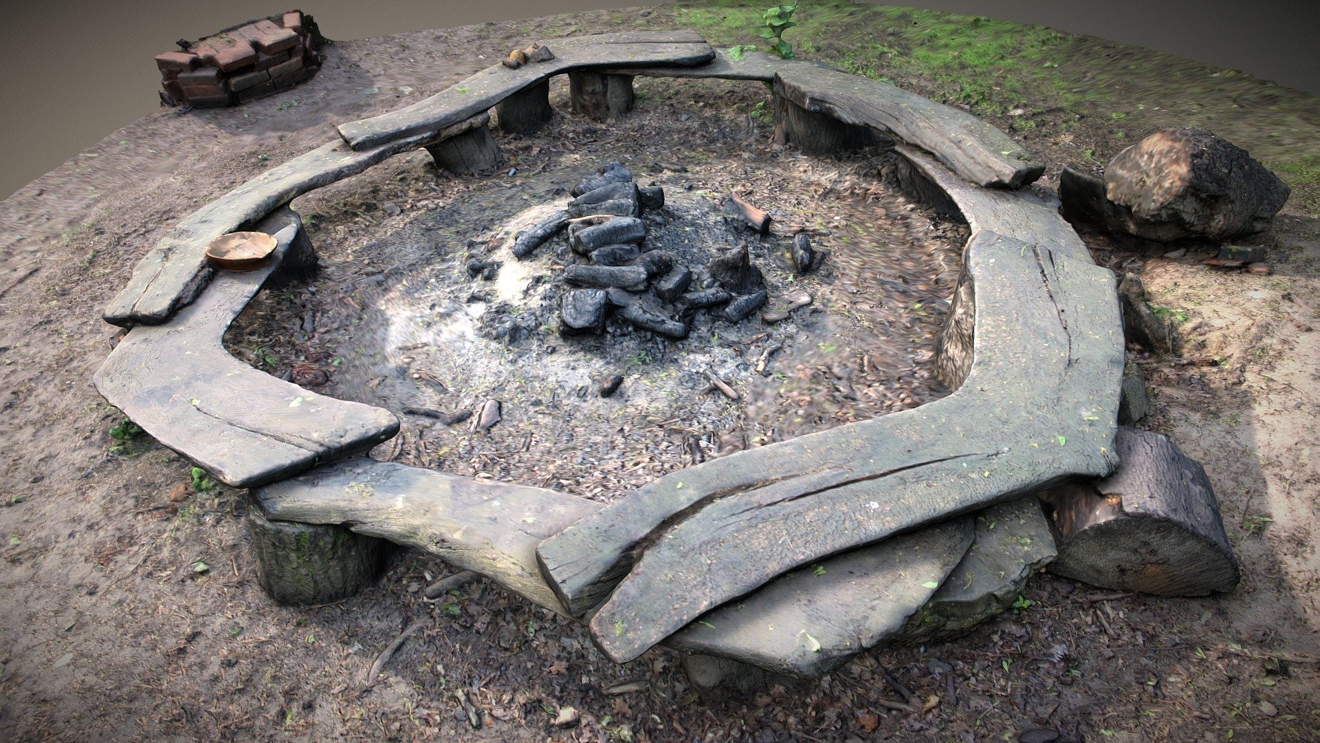 Woodland Camp Fire - Download Free 3D model by Beer Knight ...