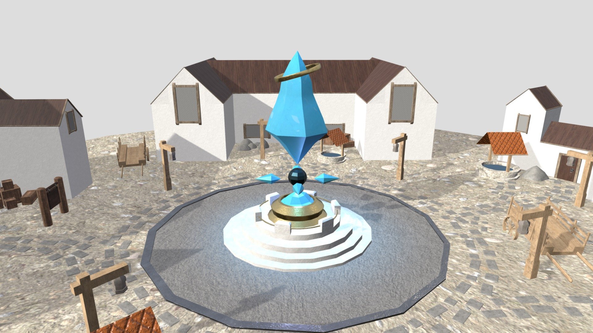 Small Environment Scene - 3D model by DuskZ101 [137f28c] - Sketchfab