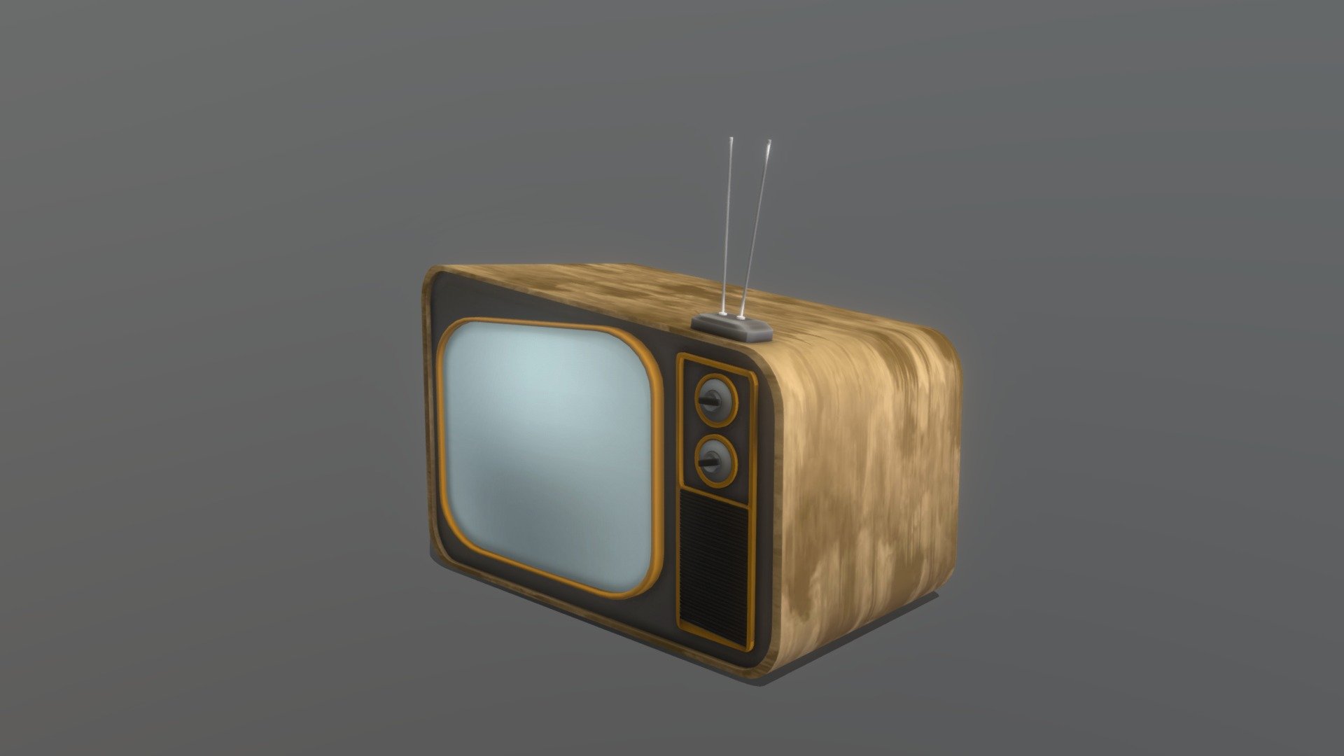 Stylized Retro TV - 3D model by Borrealis [137ff42] - Sketchfab