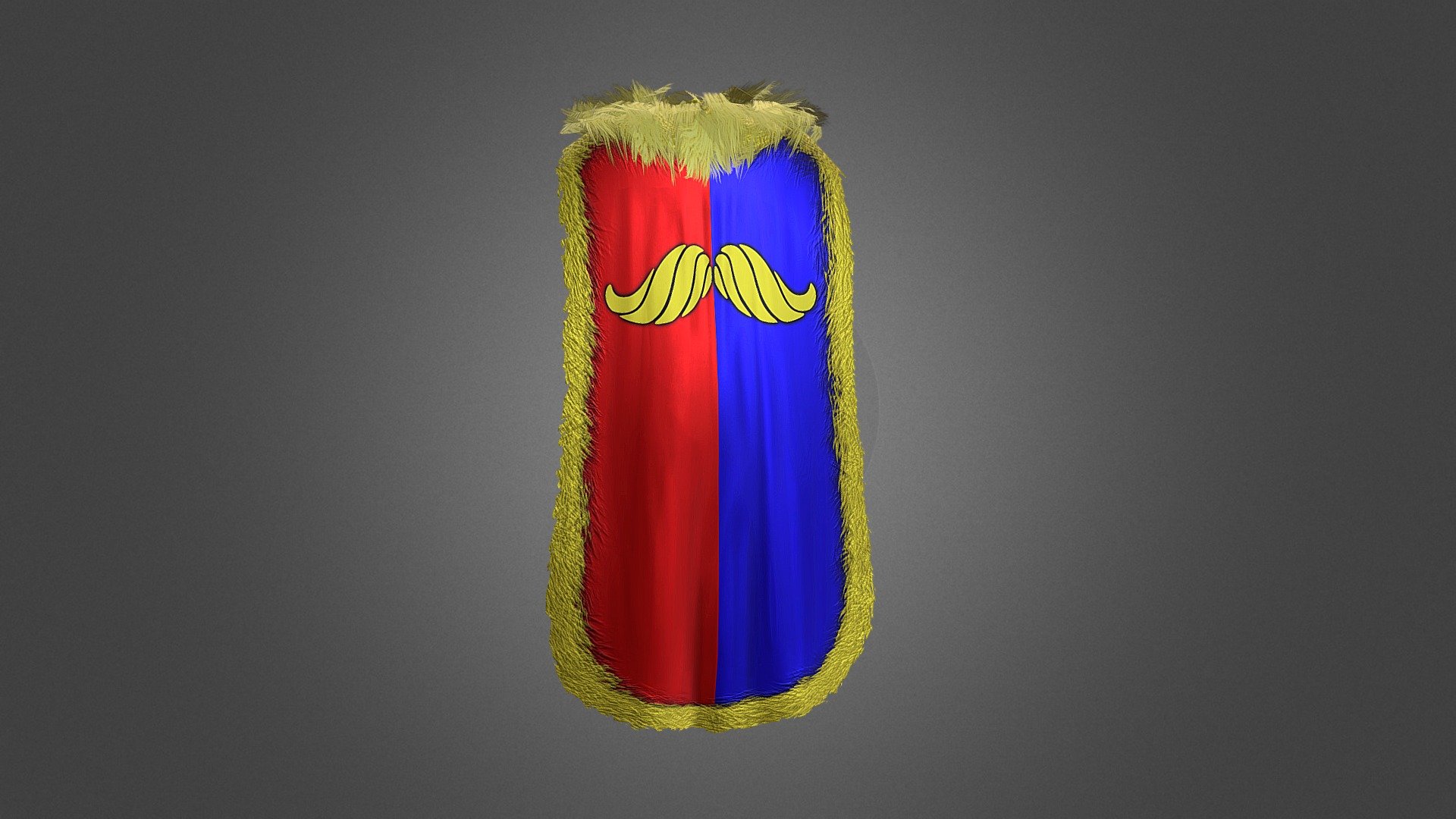 Lord British Moustache Cloak - 3D model by Portalarium [13805d3 ...
