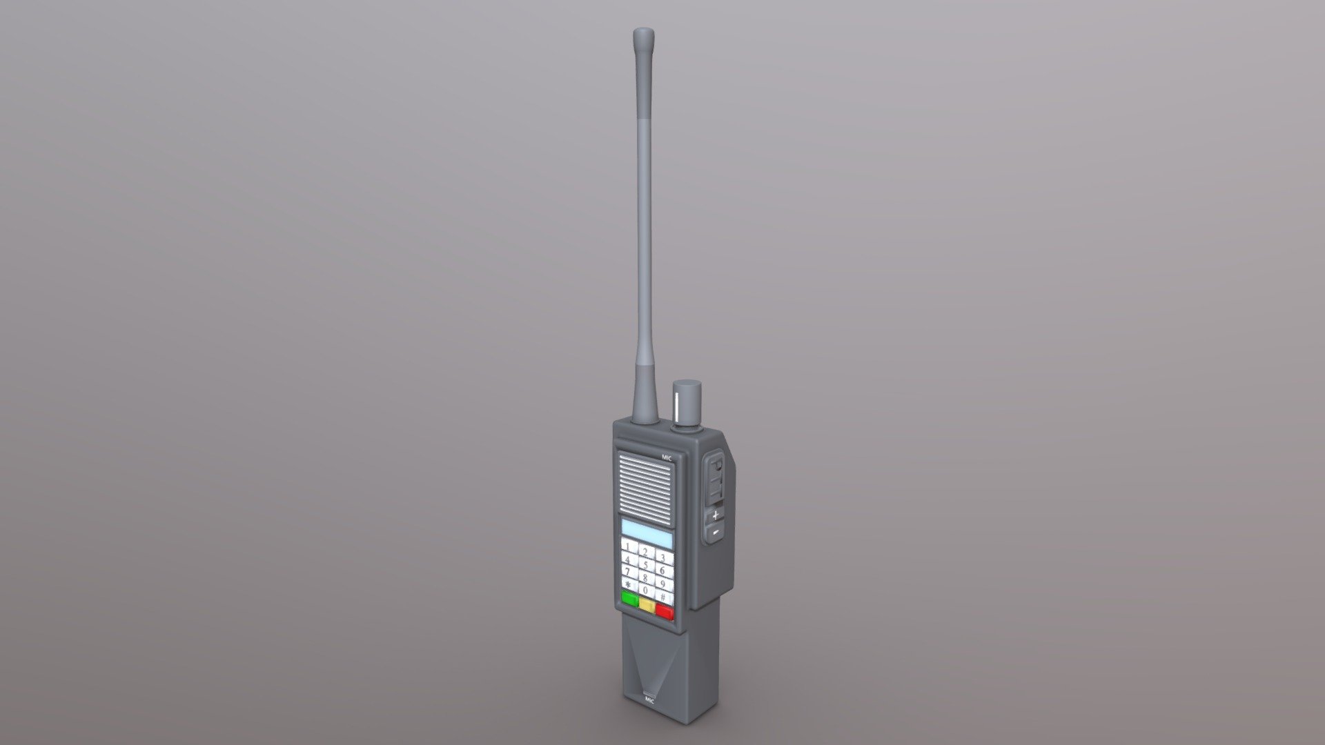 intercom/two way radio/radio/对讲机/电话 - Download Free 3D model by MrdT ...