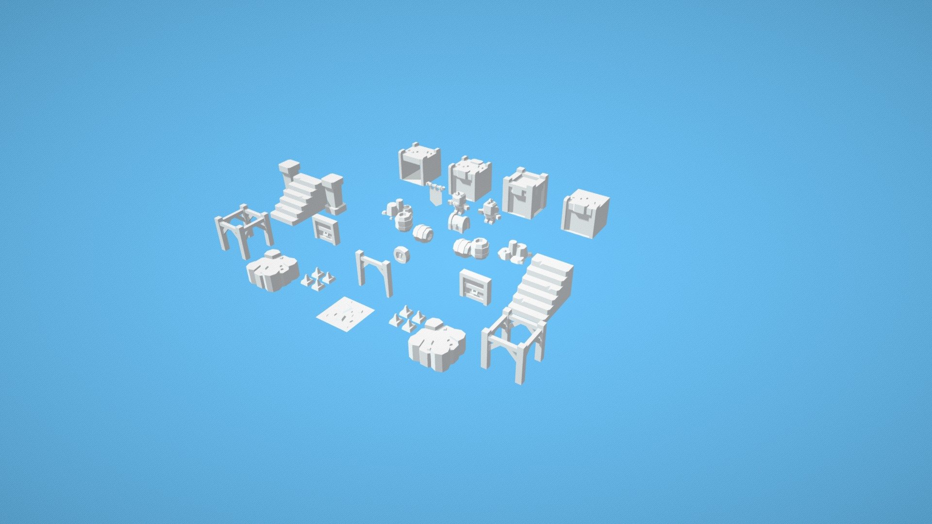 Mini Dungeon - Download Free 3D model by 673 (@700007685) [1381ac9 ...