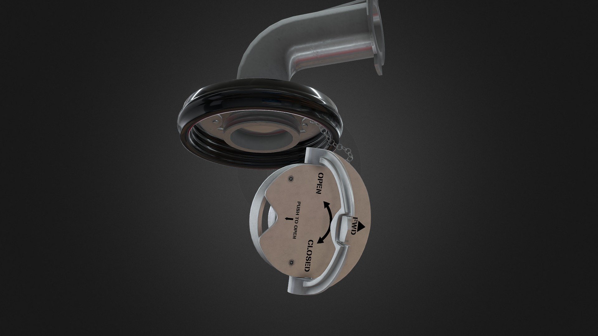 A320 Refuel-coupling-cap - 3D model by Naveen Manja (@naveen) [1381d5b ...