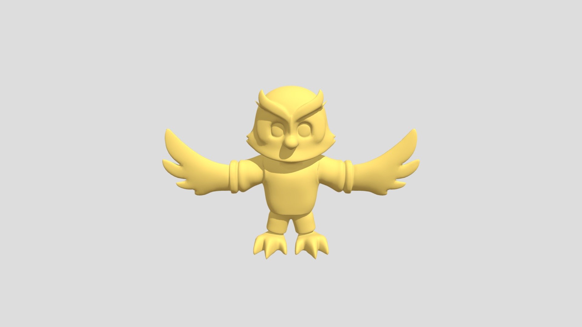 cartoon owl character - 3D model by truongly630 [1381f47] - Sketchfab