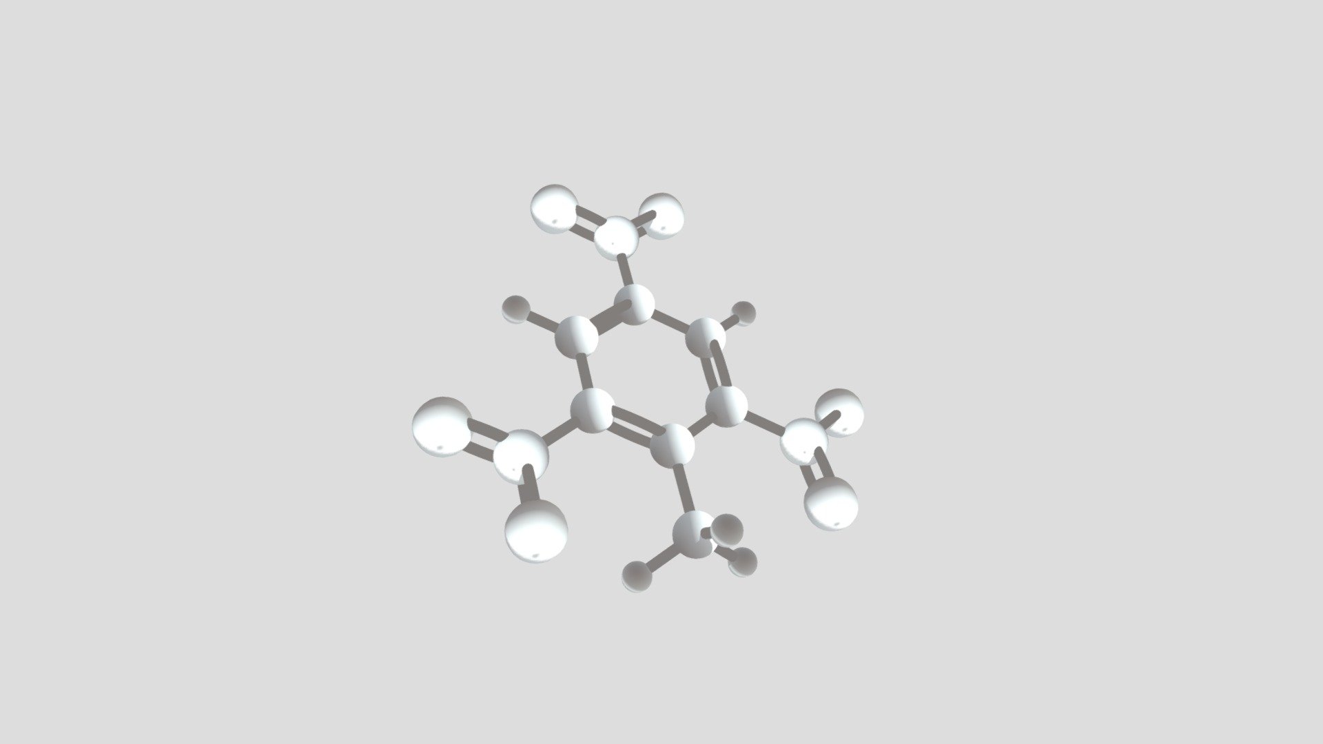 TNT Molecule - 3D model by mazinomron [13833de] - Sketchfab