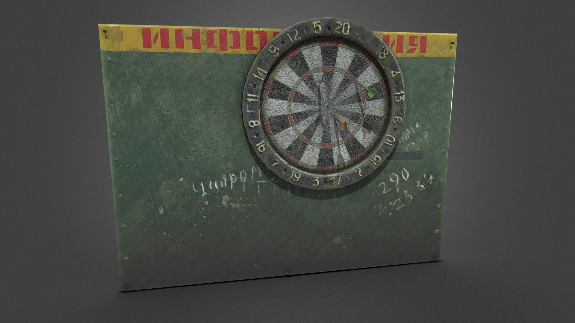 Dartboard - Ray of Hope - Buy Royalty Free 3D model by lynett [1388735 ...