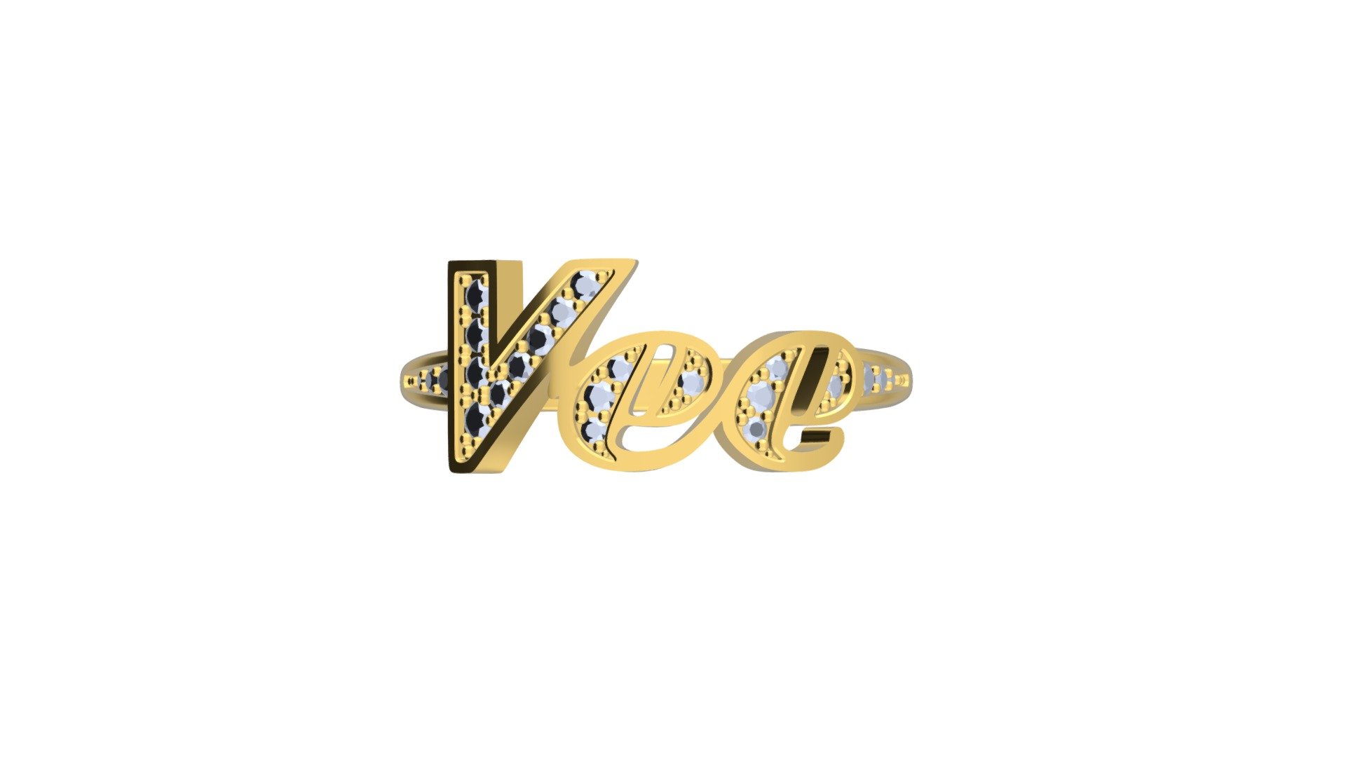 Vee ring v3 - 3D model by Mfj [138a9e3] - Sketchfab