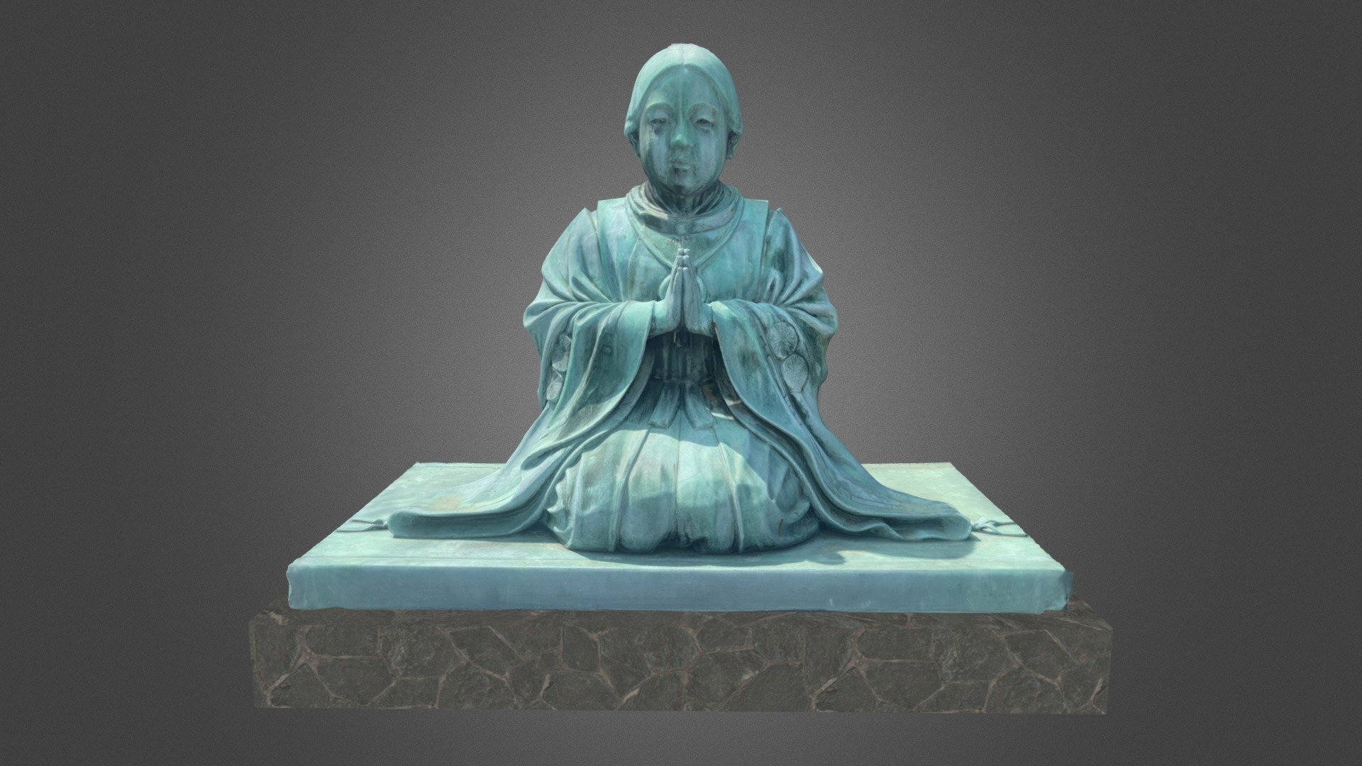 JapaneseStatue - 3D model by noahAVR [138b794] - Sketchfab