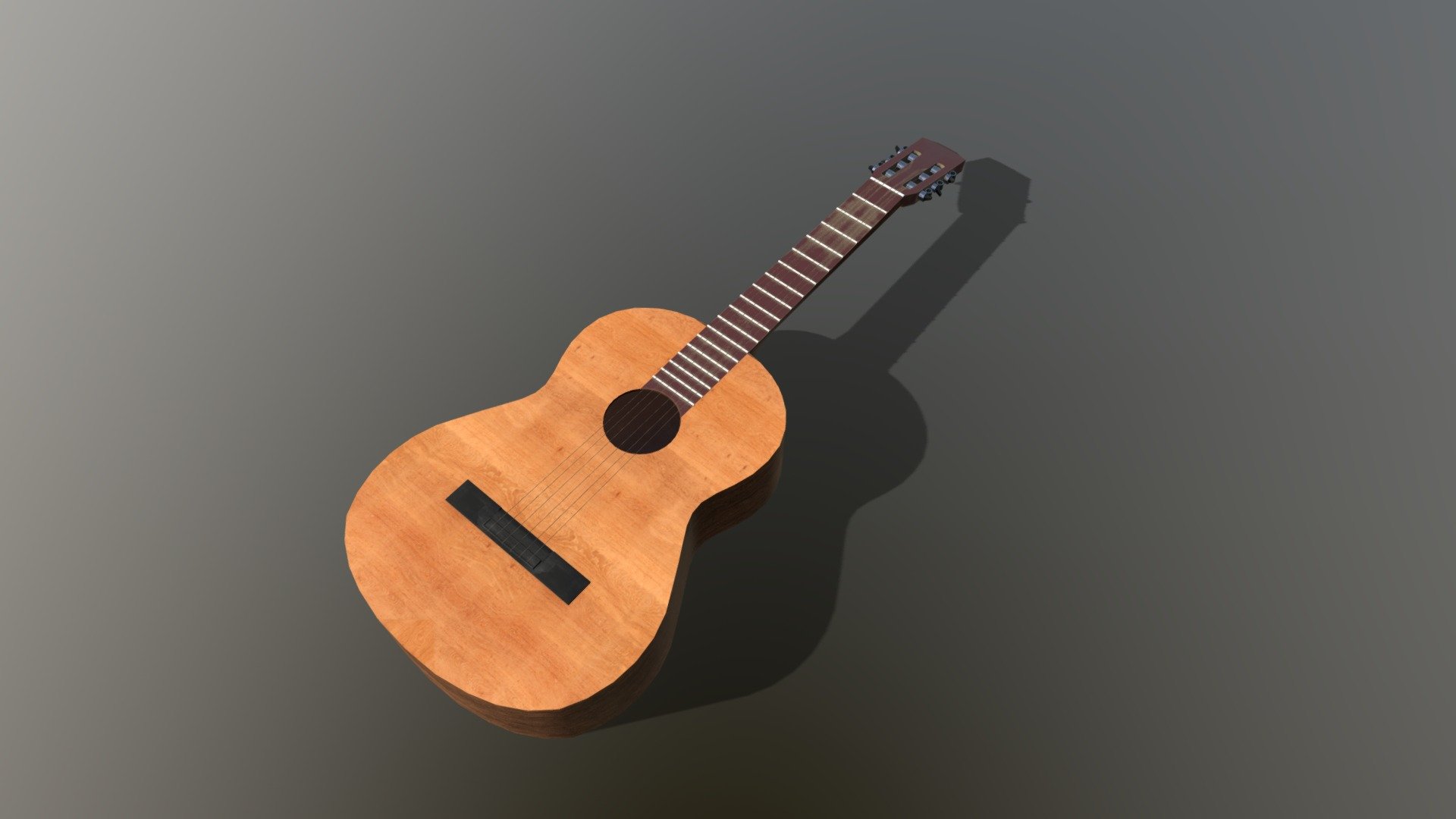 Classical Guitar Model - 3D model by kyleevanyoung3 [138f8d4] - Sketchfab