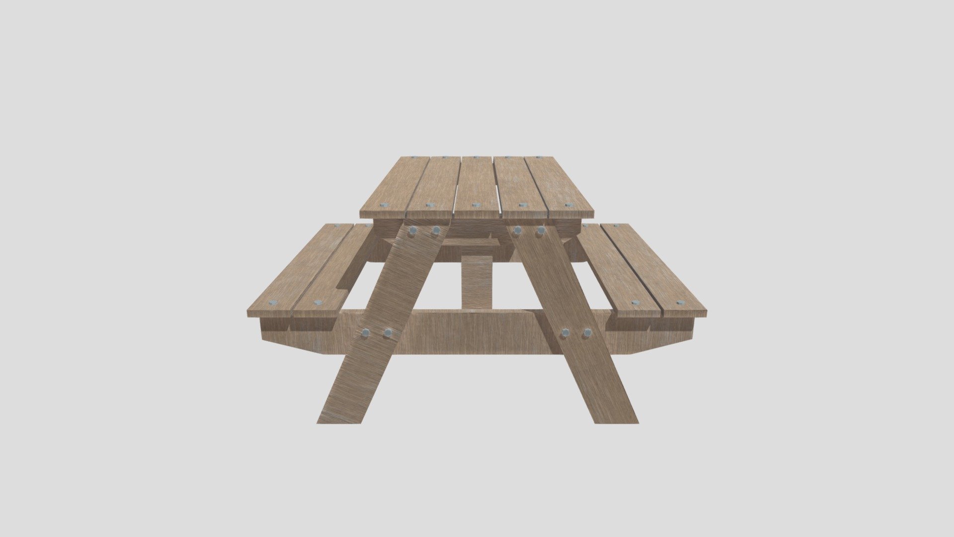 Picnic Table - Download Free 3D model by rostttik [13902bd] - Sketchfab