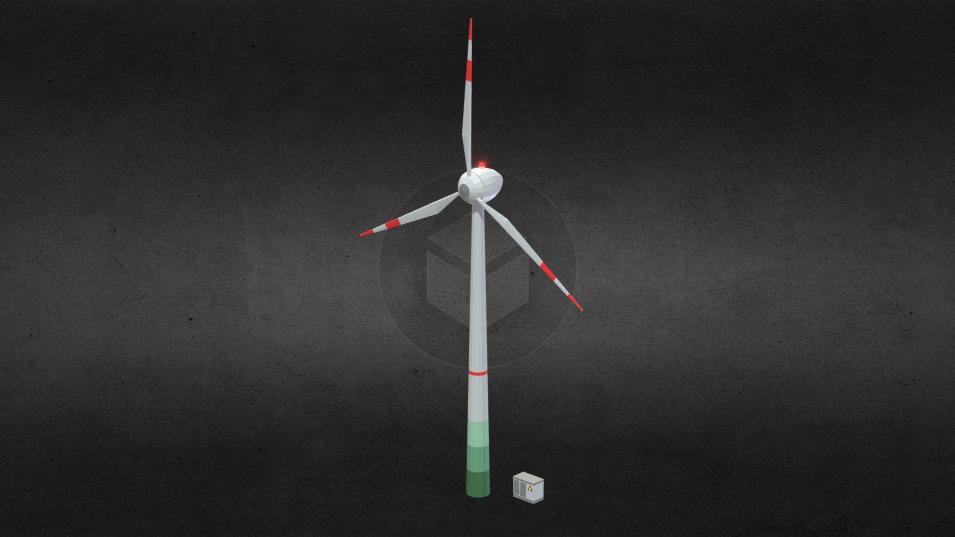 Lowpoly Wind Power Plant - Buy Royalty Free 3D model by BlendingBastian ...