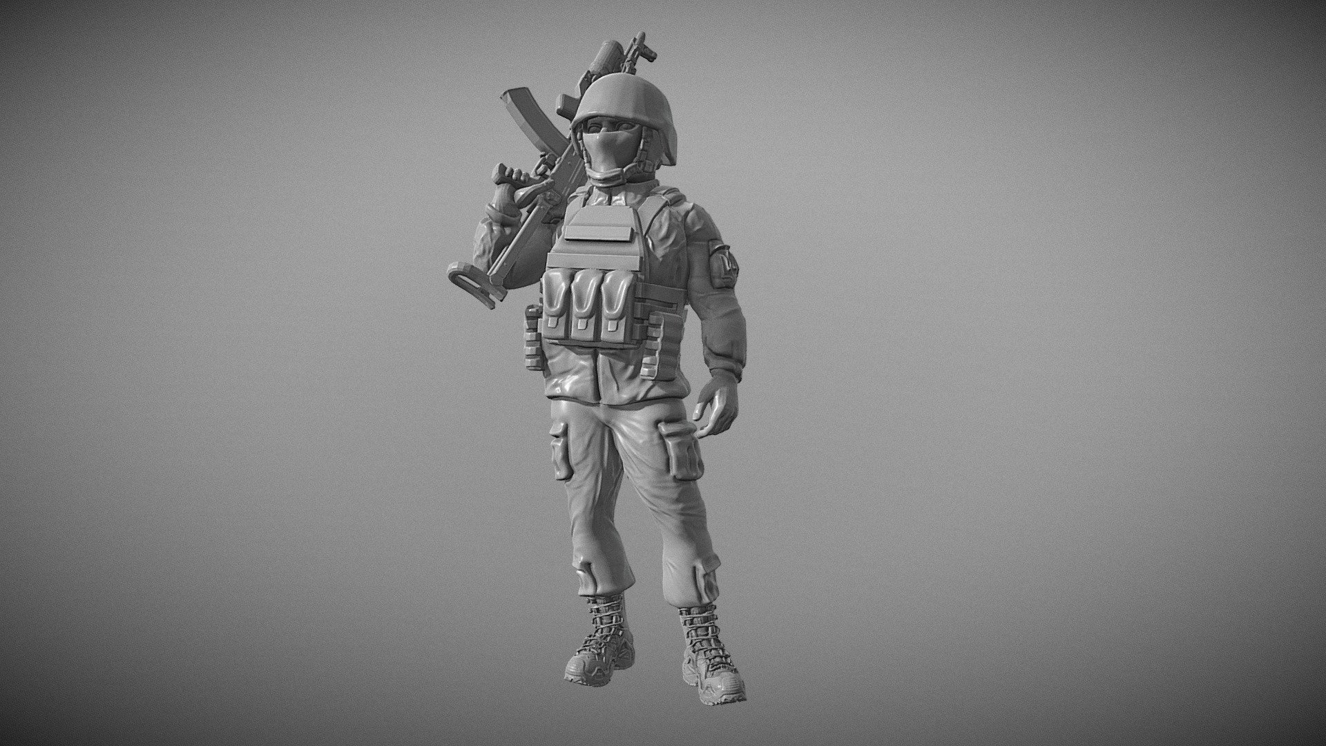 Мodern infantry of the Armed Forces of Ukraine - 3D model by AQUILA ...