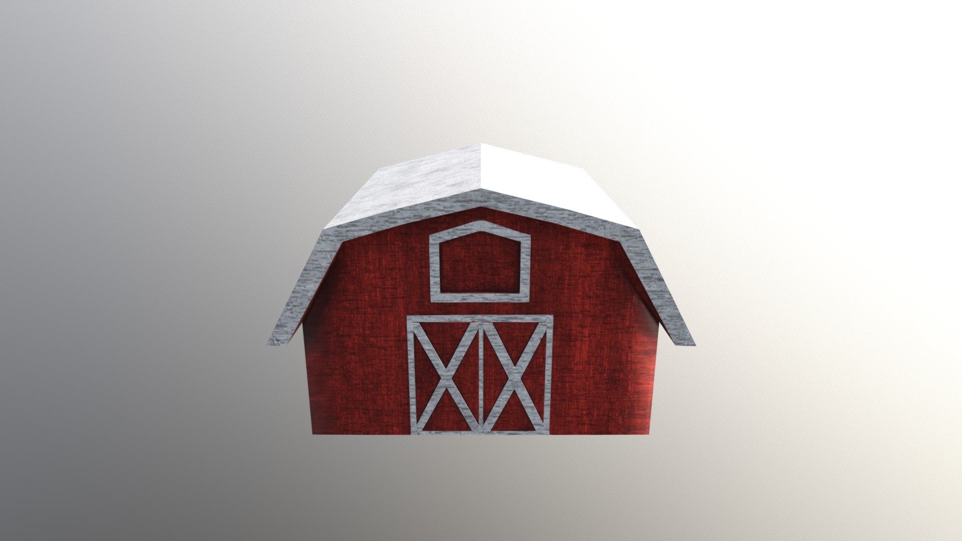 Low Poly Barn - 3D model by Nordban [1391c3d] - Sketchfab