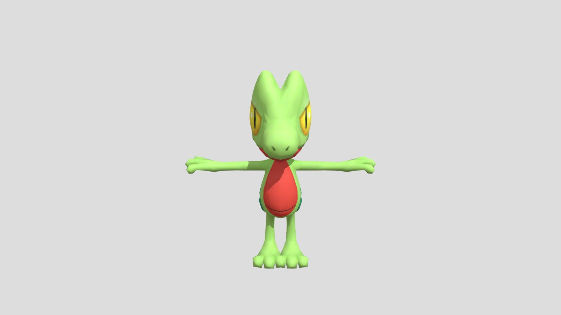 Treecko - Download Free 3D model by nguyenlouis32 [1393135] - Sketchfab