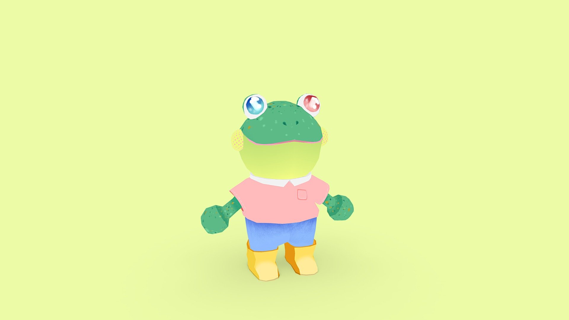 Froggy - 3D model by Junna (@junnarsson) [13933df] - Sketchfab