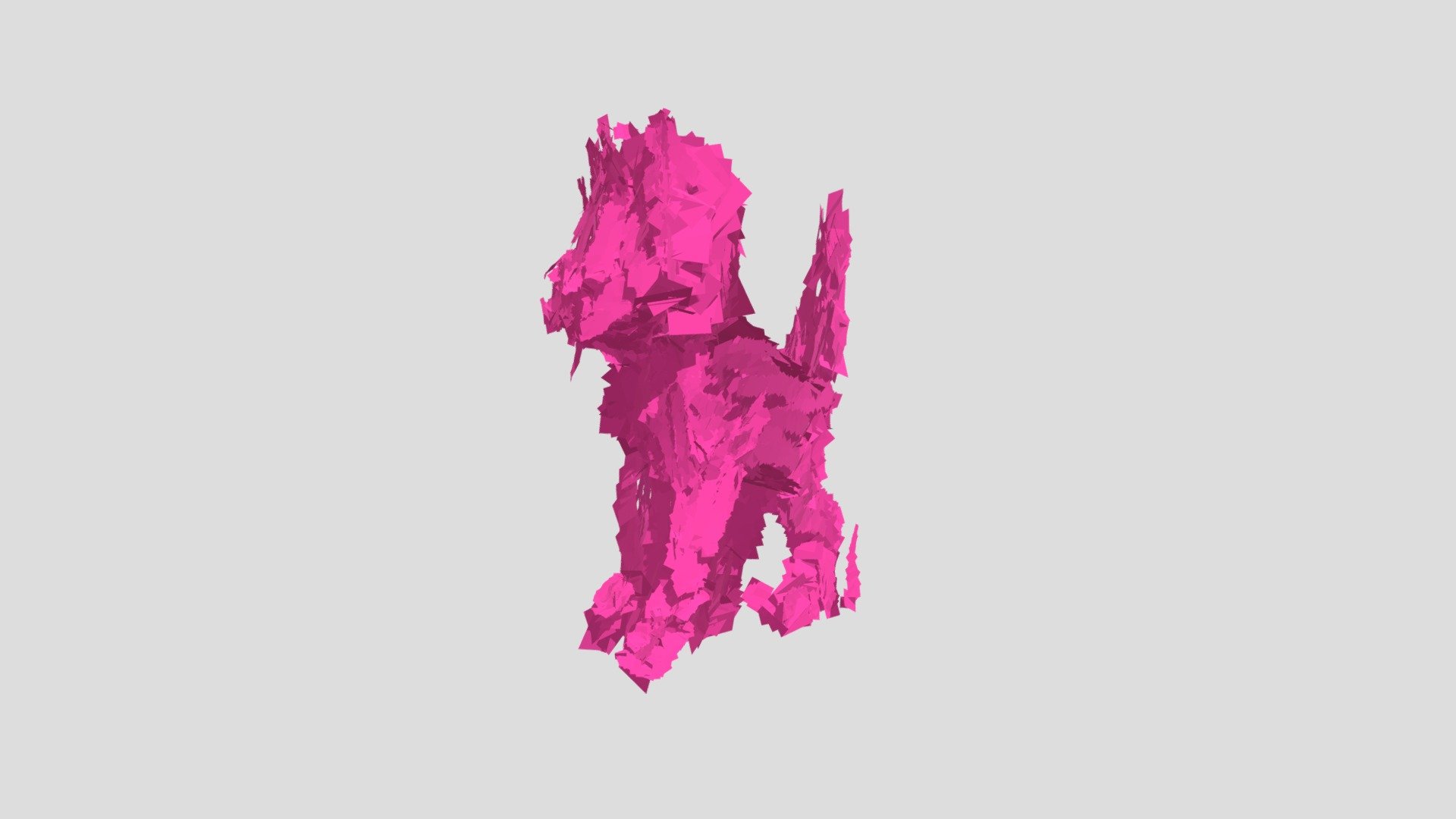 pink cat - 3D model by AlexGdulewicz [13945d3] - Sketchfab