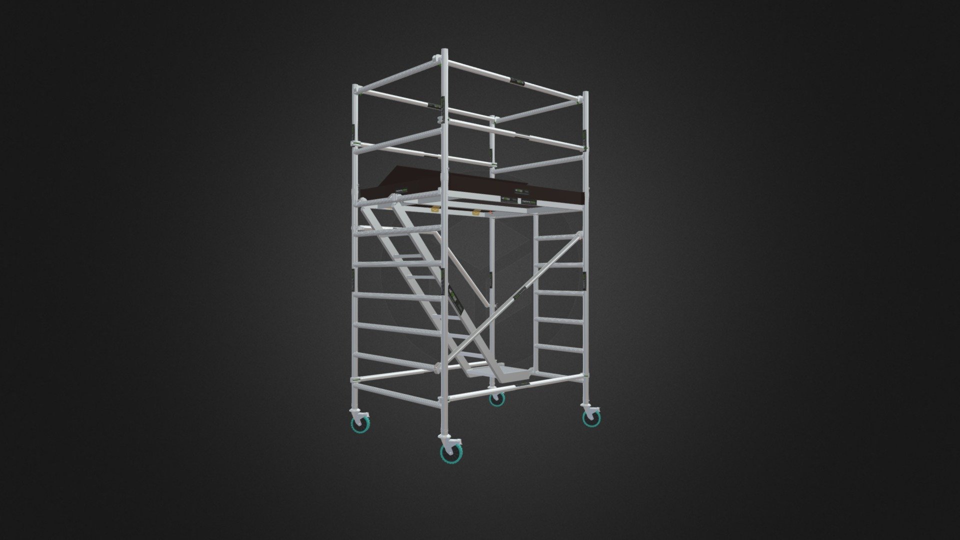 DW STARIWAY 1 SET OF 3.2 MTR - 3D model by Abhishek Soni ...